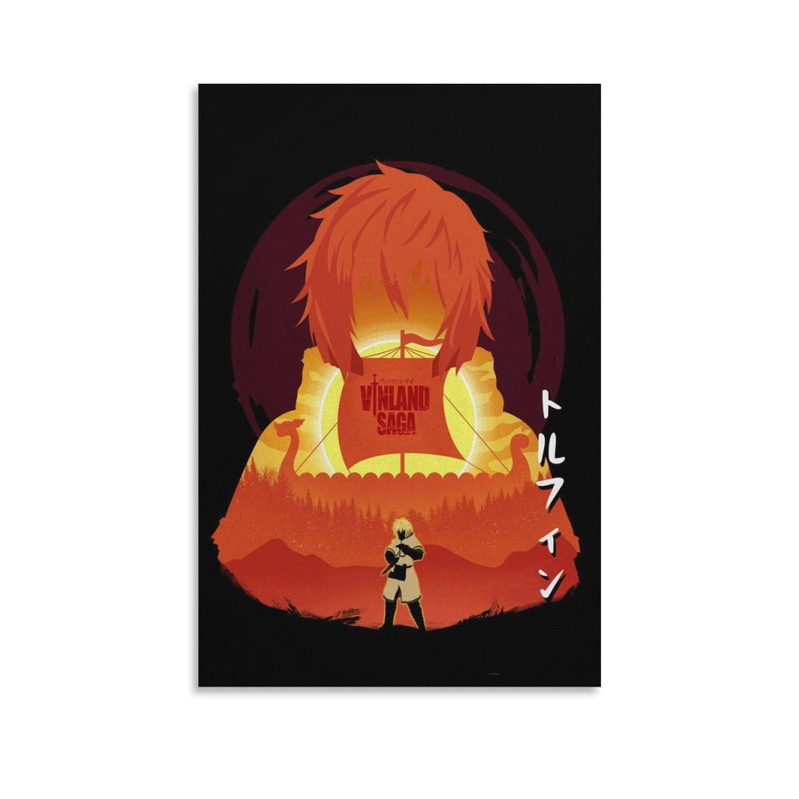 Vinland Saga Young Thorfinn Poster Posters Wall Art Painting Canvas ...