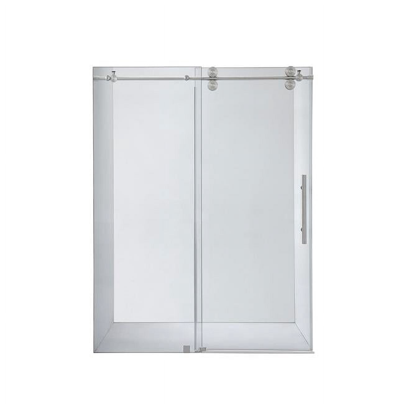 Vinnova 312056-SS-BN 56 x 78 in. Villena Single Sliding Frameless ...