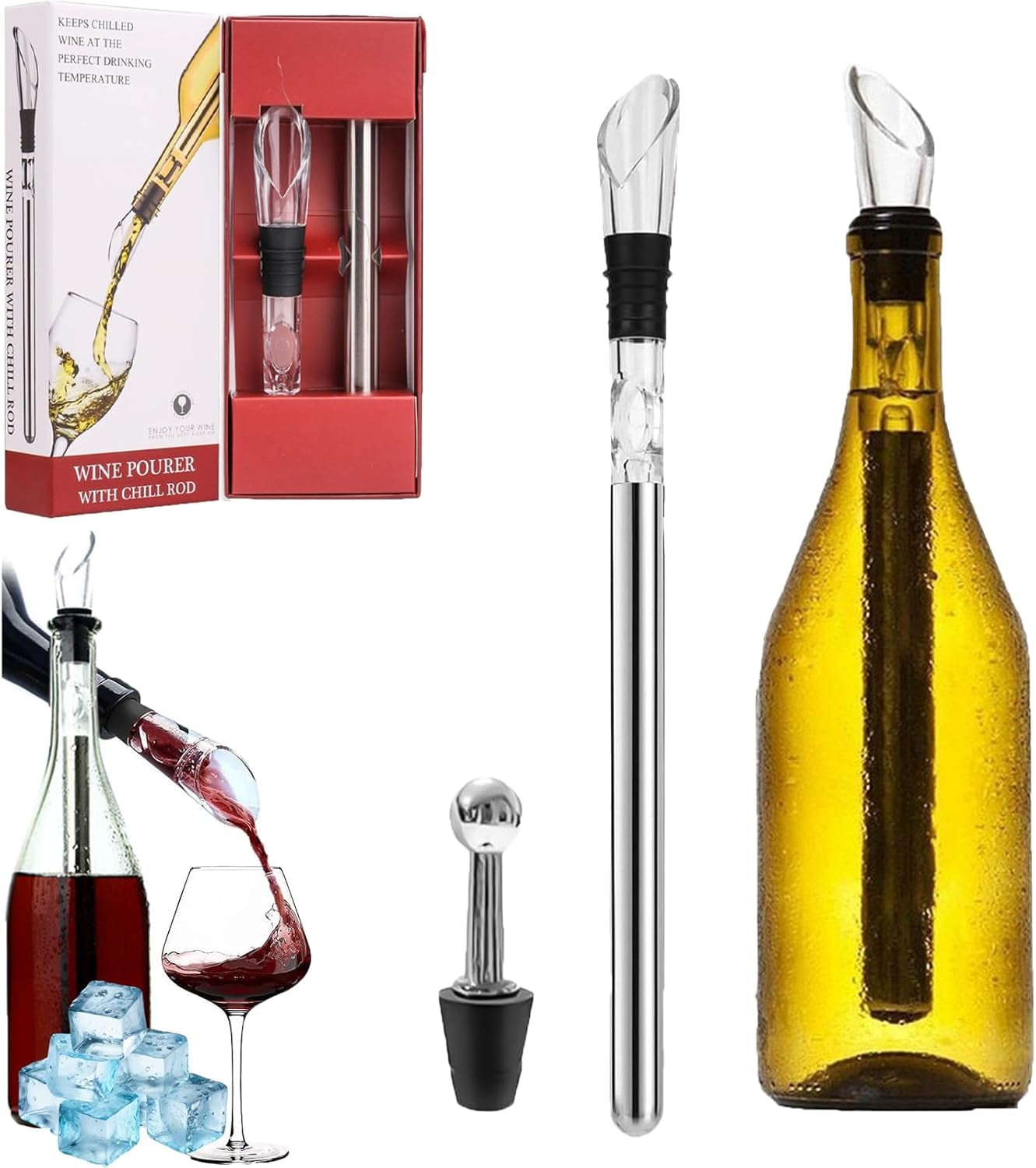 Vino Amigo Wine Cooling Stick,The Vinoamigo - Wine Cooling Stick,Vino ...