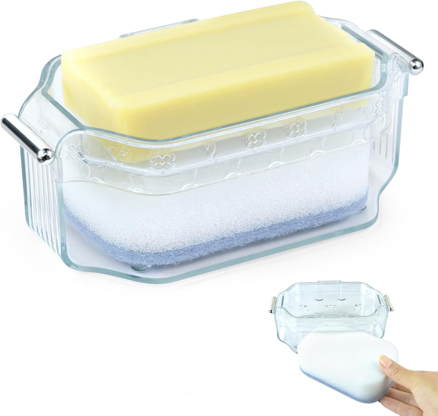 Vinsco Bar Soap Holder for Shower Wall,Suction Soap Dish for Shower ...