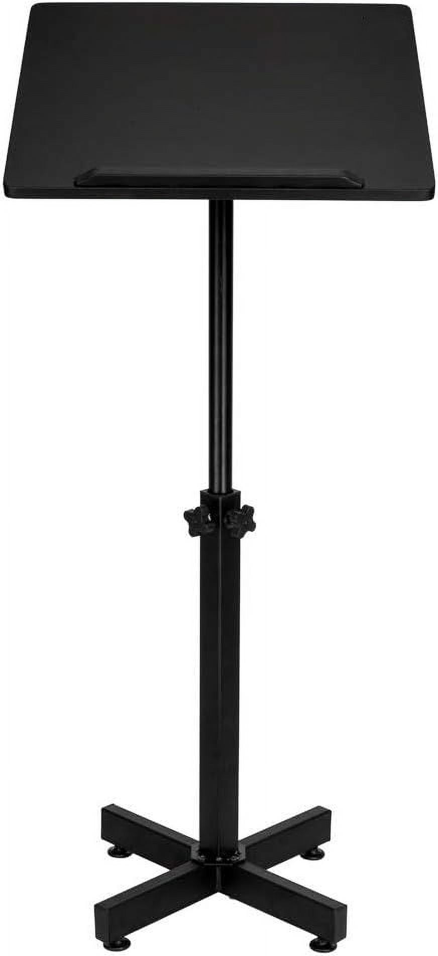 Vinsco Classic Lectern Podium Stand, Height Adjustable Church Classroom ...