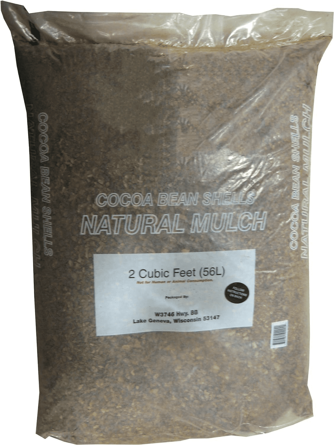 Vinsco Cocoa Bean Shell Mulch, 2 Cubic Feet - Walmart.com