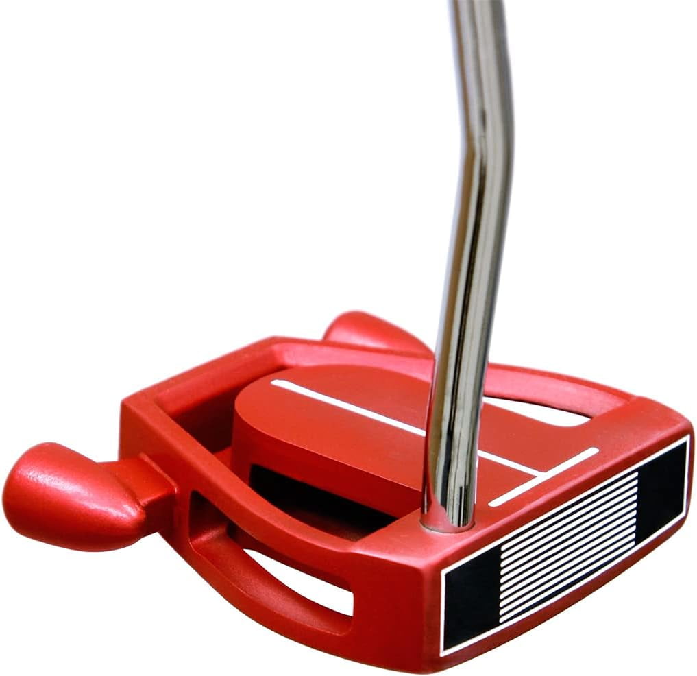 Vinsco Golf F80 Mallet Putter, Red/Black with Oversize Putter Grip ...