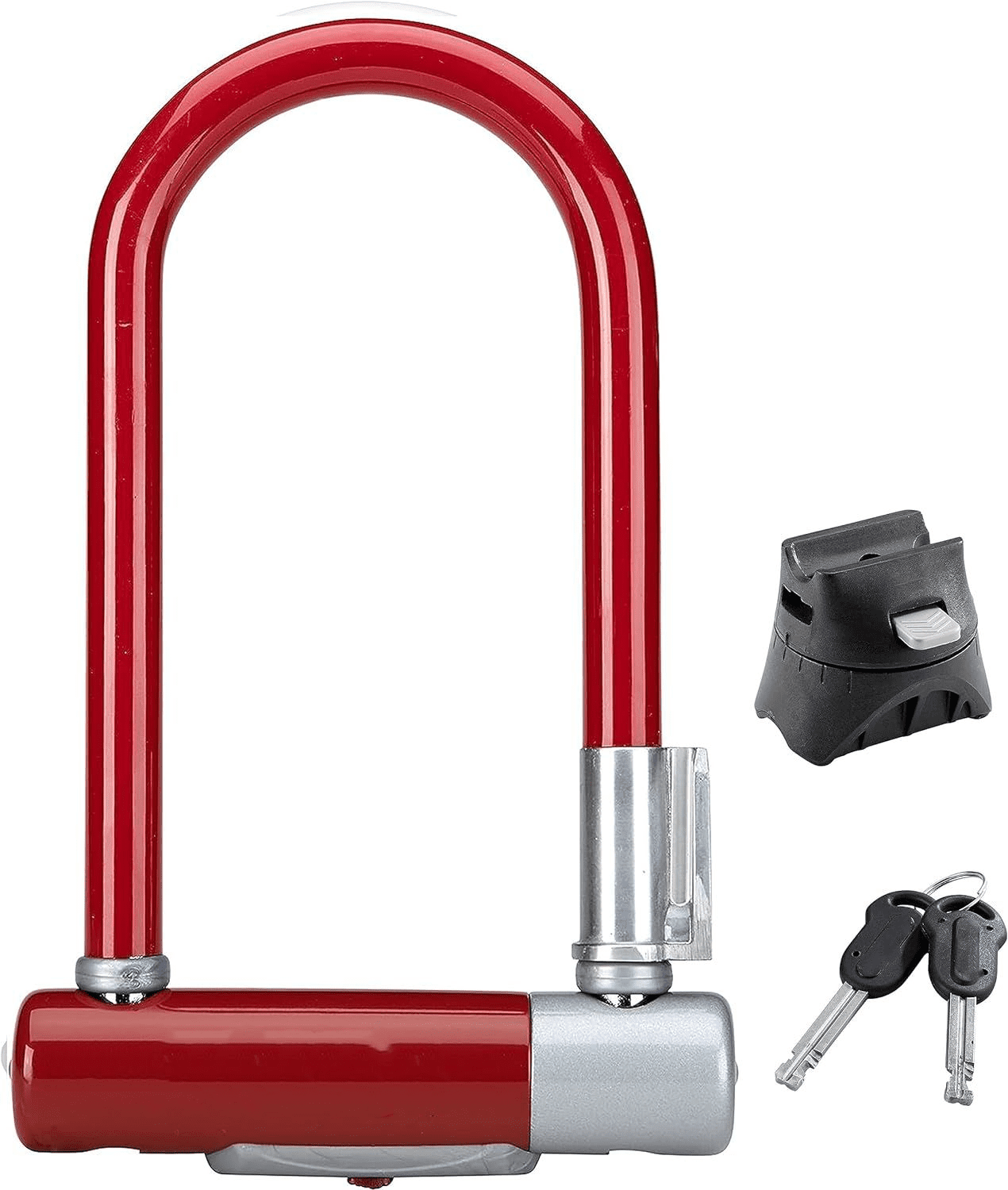 Vinsco Mini-7 Bike U-Lock, Heavy Duty Anti-Theft Bicycle U Lock, 12.7mm ...