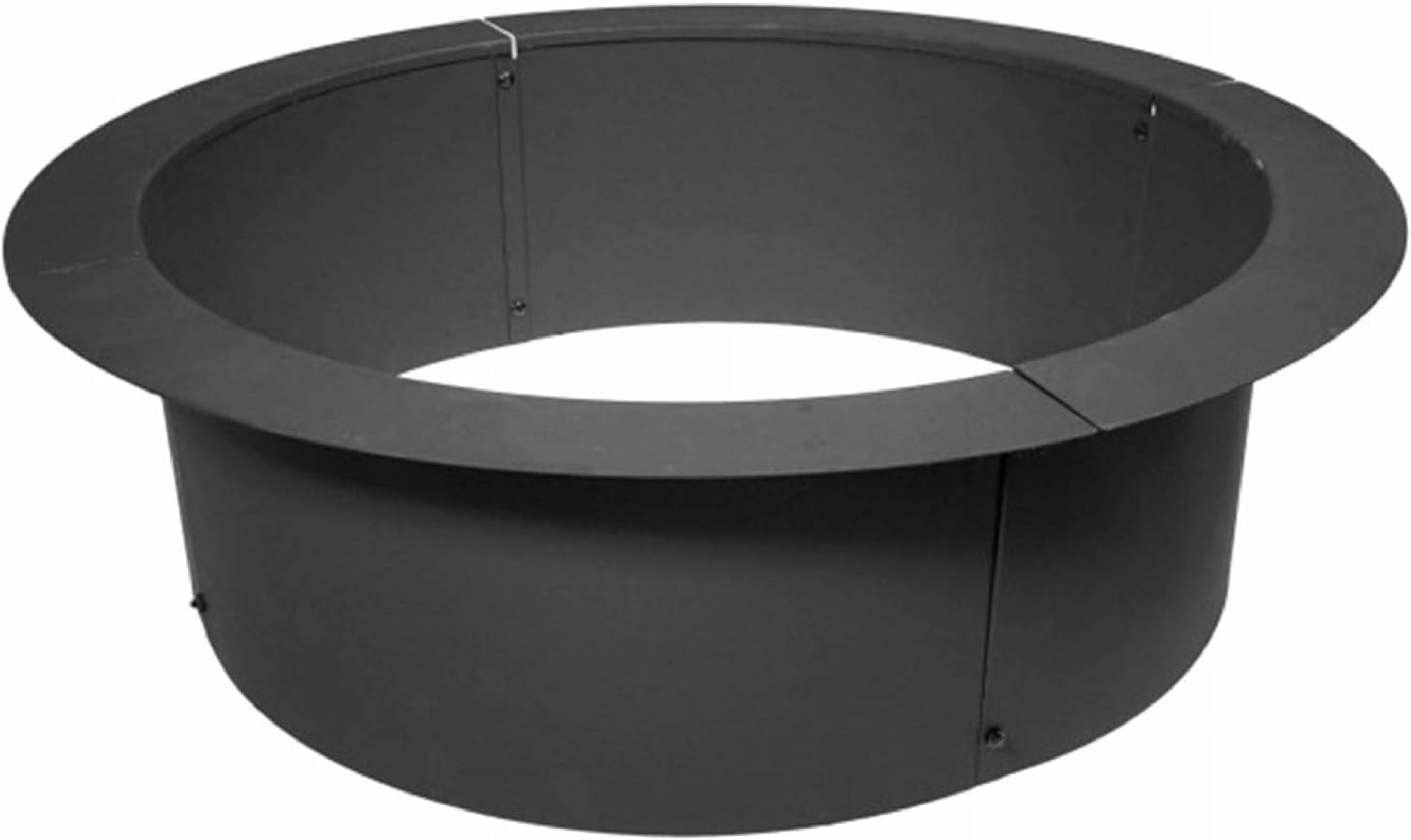 Vinsco Outdoors 33" Diameter Steel Fire Pit Liner Ring Heavy Duty DIY ...