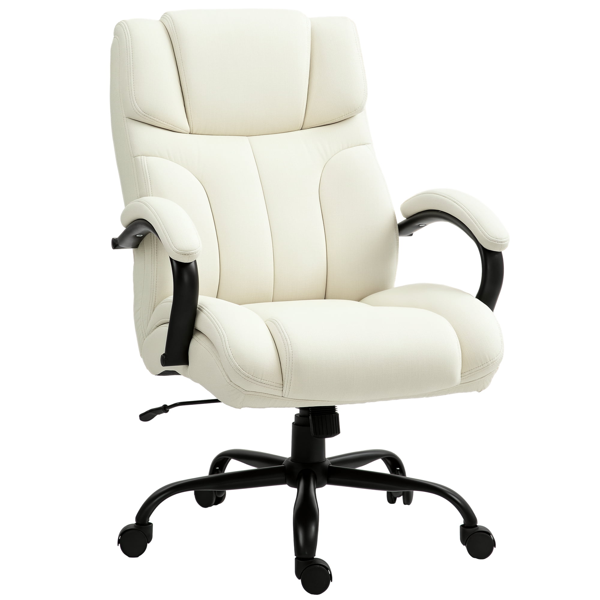 Vinsetto 500lbs Big and Tall Office Chair with Wide Seat, Executive ...