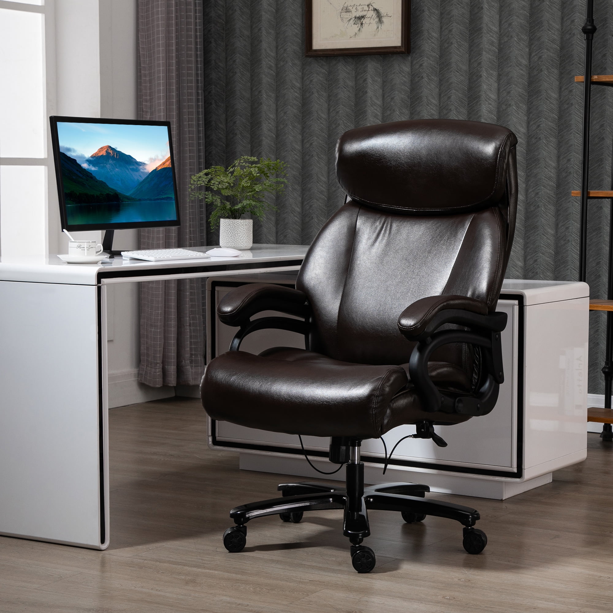 Vinsetto Executive Office Chair, Oversized, 396lbs, High Back ...
