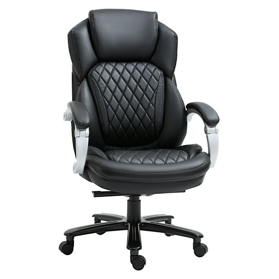 Vinsetto Big and Tall Executive Office Chair with Wide Seat, Computer ...