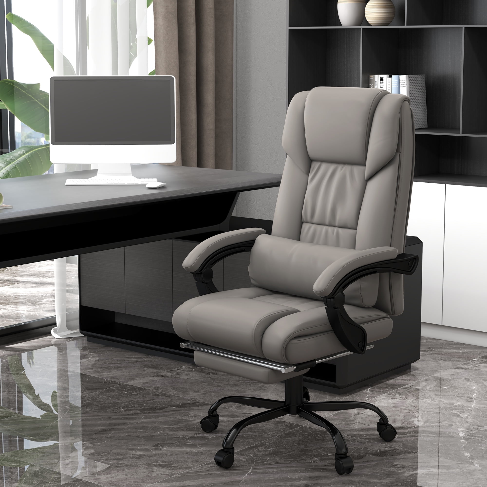 Vinsetto Ergonomic High Back Office Chair with 6-Point Vibration ...