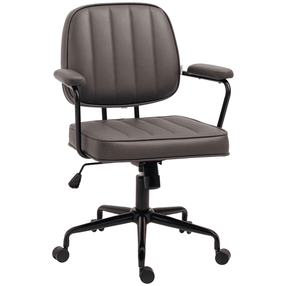 Homiyad Microfiber Office Chair Desk Chair with 360 Degree Swivel ...