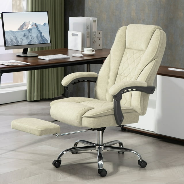 Vinsetto Executive Massage Office Chair, Heated Computer Desk Chair ...