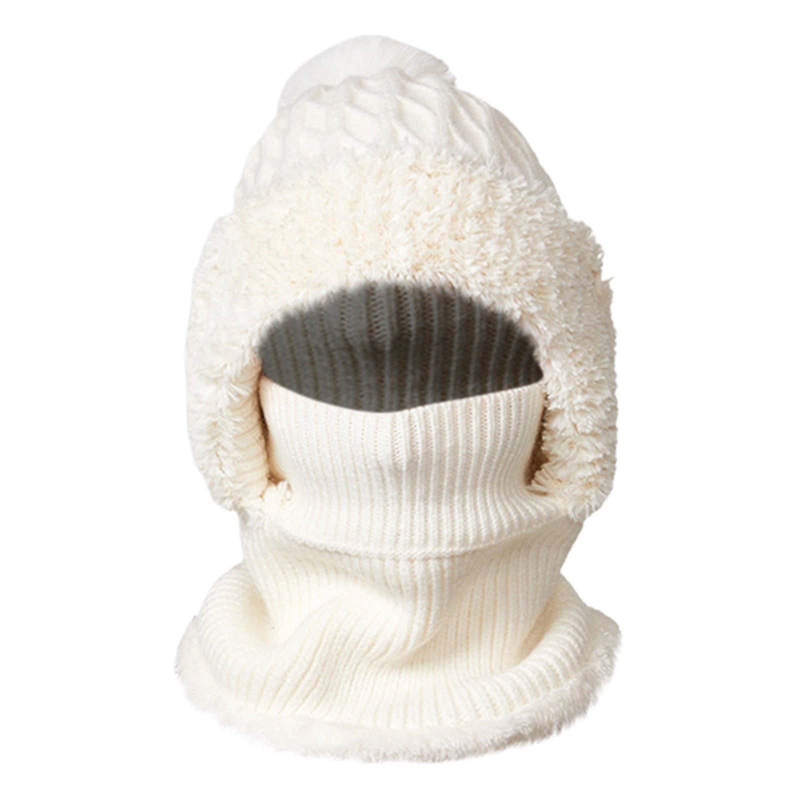 Vinsonshop 3 in 1 Beanie Hat Ski Masks Face Mask for Cold Weather Knit ...