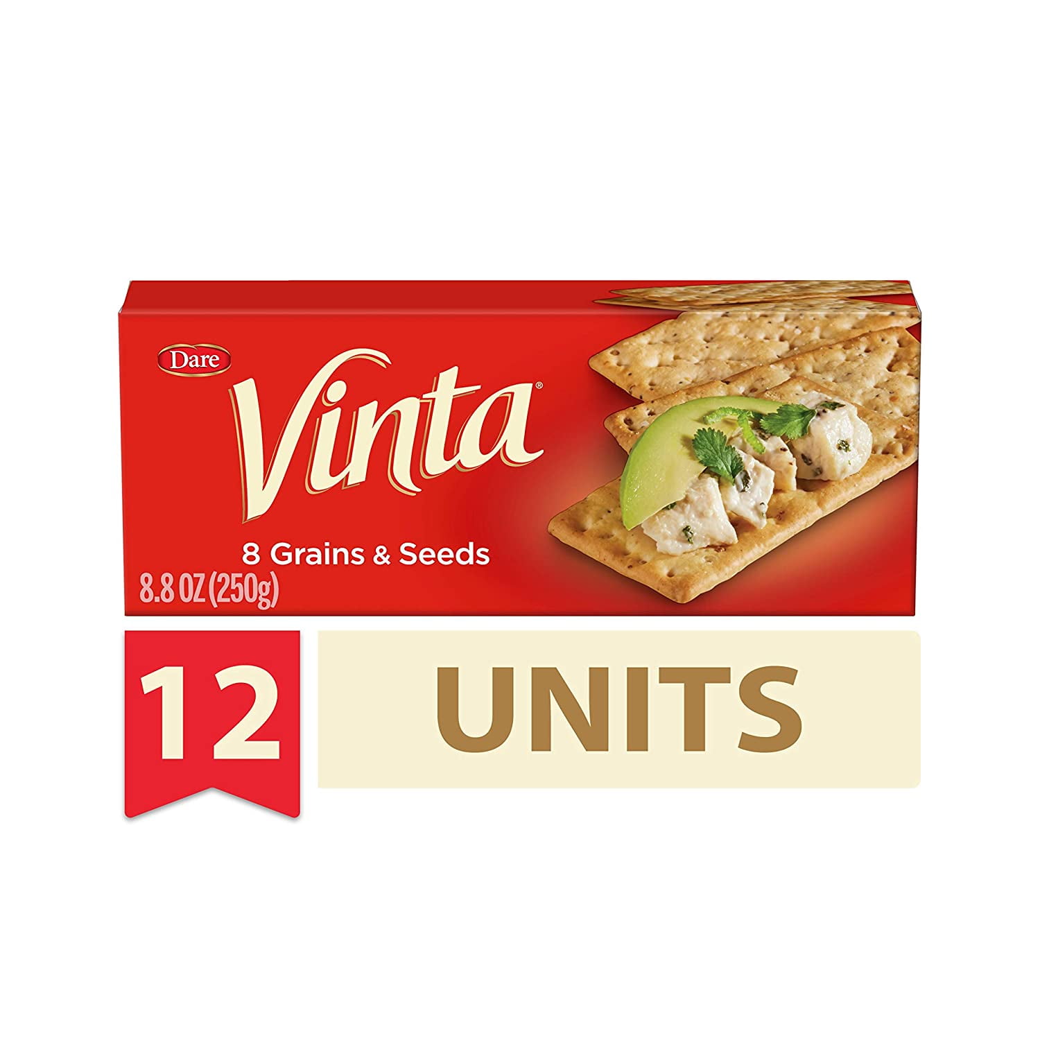 Vinta Crackers, Original – Delicious Bold Taste of 8 Grains and Seeds ...