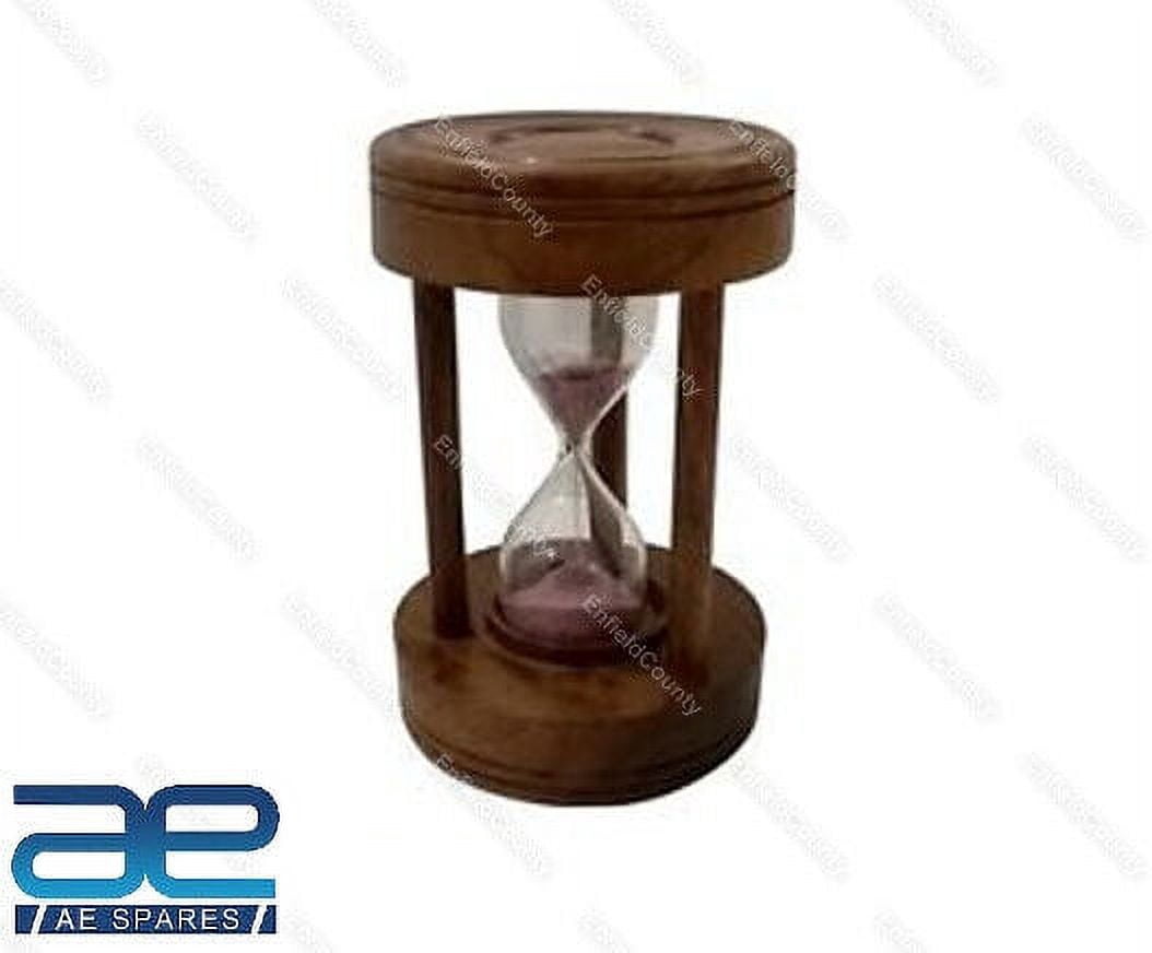 Vintage 1 Minute Wooden Sand glass Sand Timer Nautical Decor - Walmart.com
