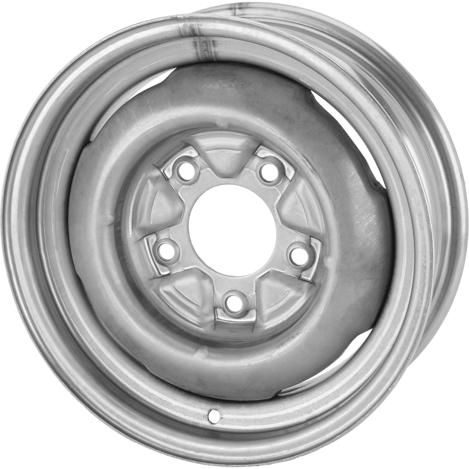 Vintage 15x5 Chrome Steel Wheel, 5 on 5.5, 3 Inch BS - Walmart.com