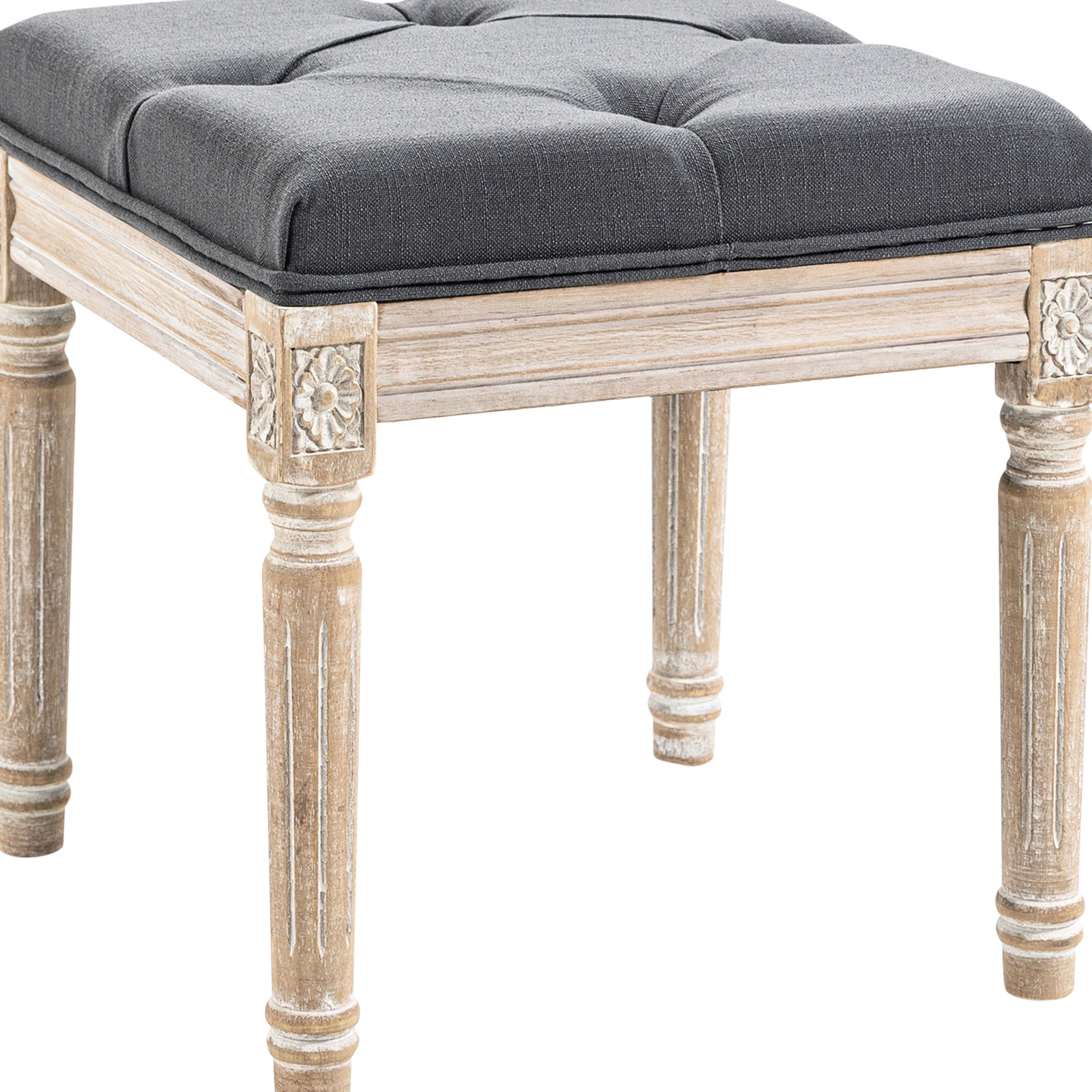 Vintage 16 - inch Stool for Feet | Versatile for Different Indoor Rooms ...