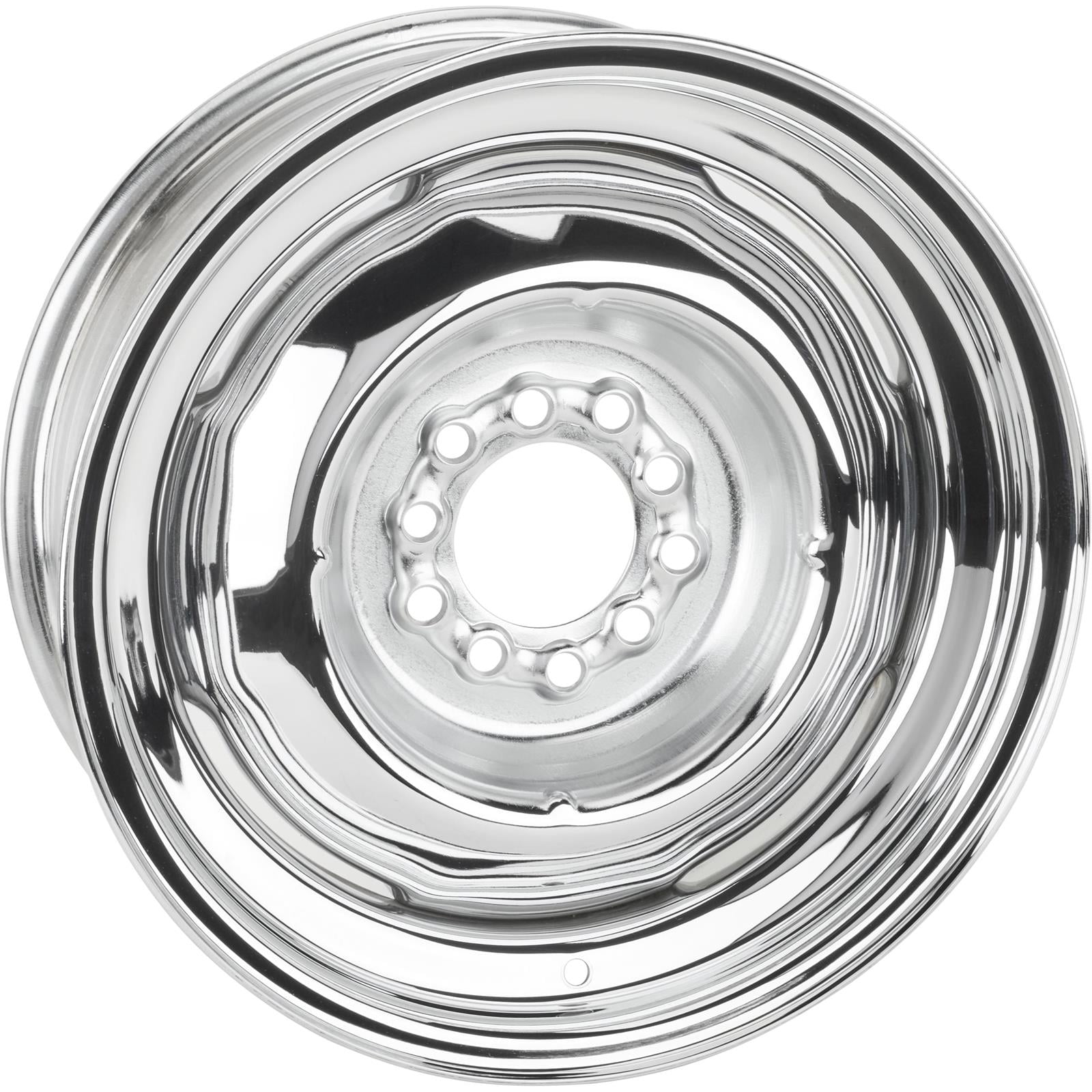Vintage 16x6 Chrome Steel Wheel, 5 on 4.5/4.75, 3.5 Inch BS - Walmart ...