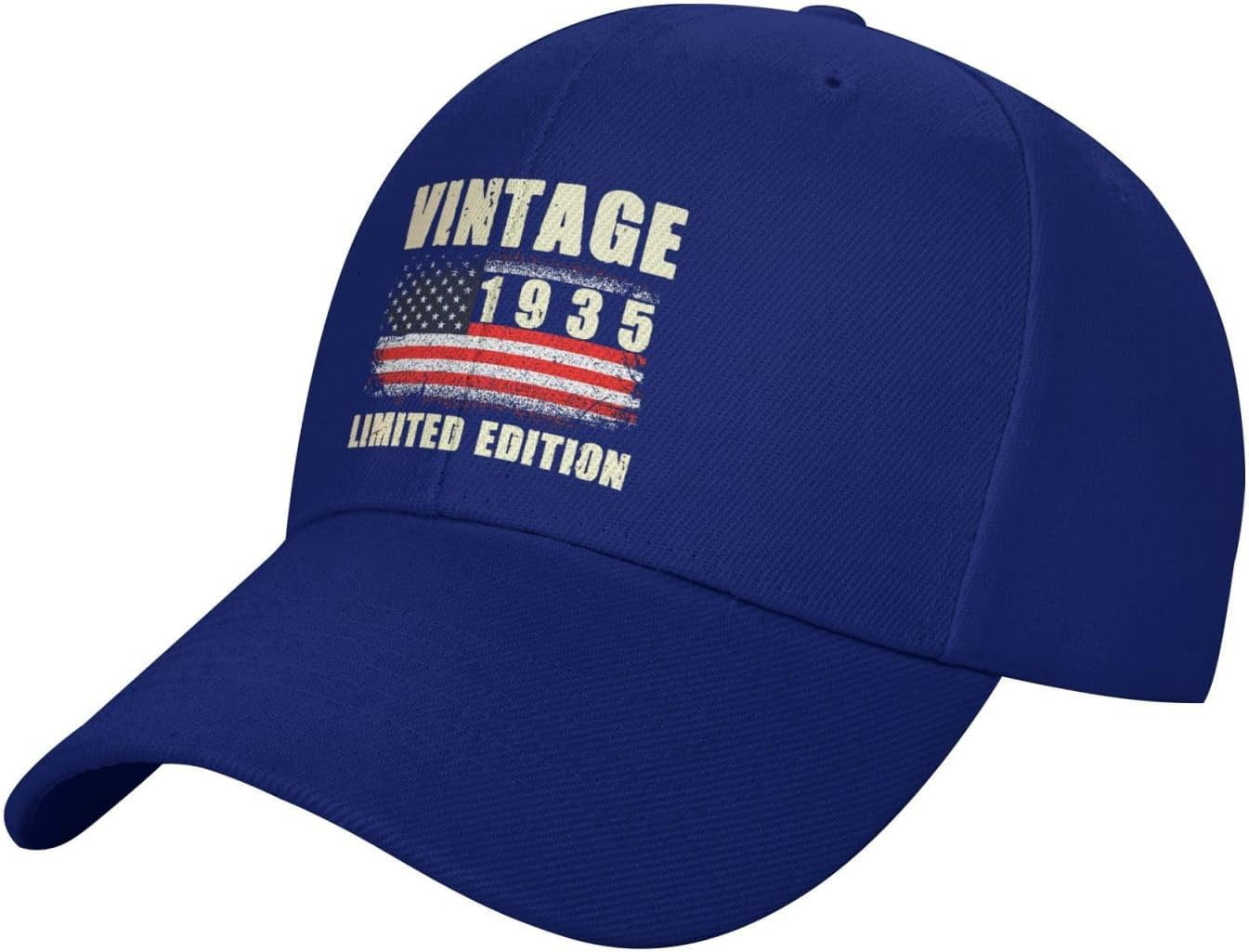 Vintage 1935 90th Birthday Gifts 90 Year Old American Flag Classic ...