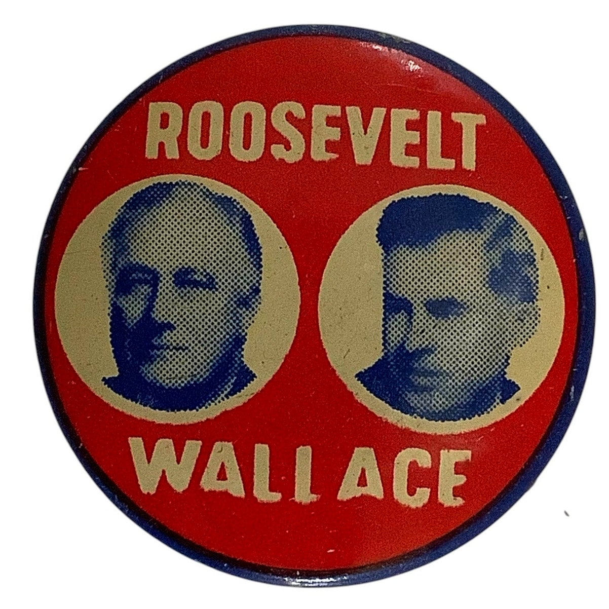 Vintage 1940 Franklin D Roosevelt and Henry Wallace Campaign Button, 1 ...
