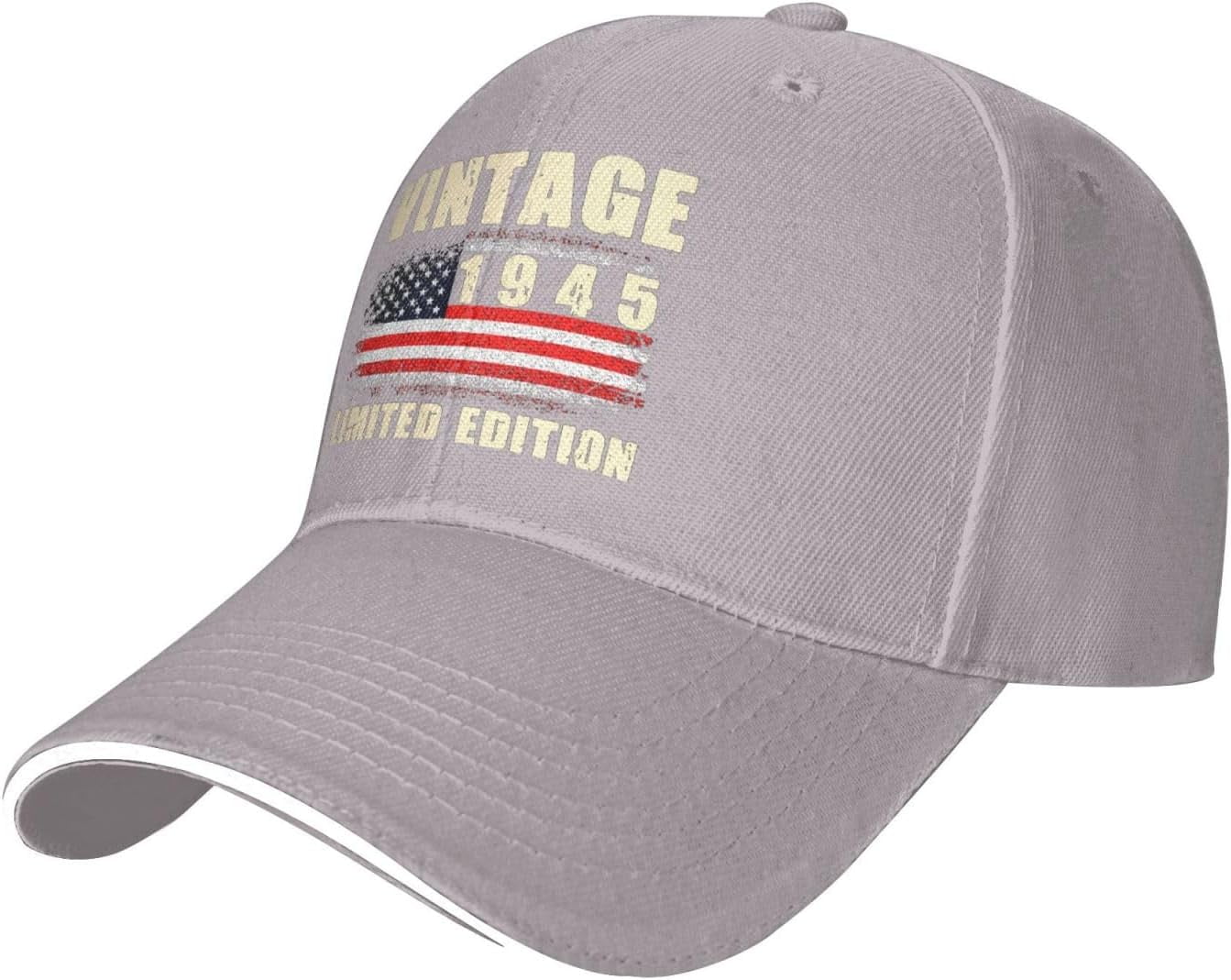 Vintage 1945 80th Birthday Gifts 80 Year Old American Flag Classic ...
