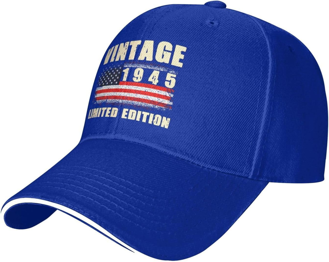 Vintage 1945 80th Birthday Gifts 80 Year Old American Flag Classic ...