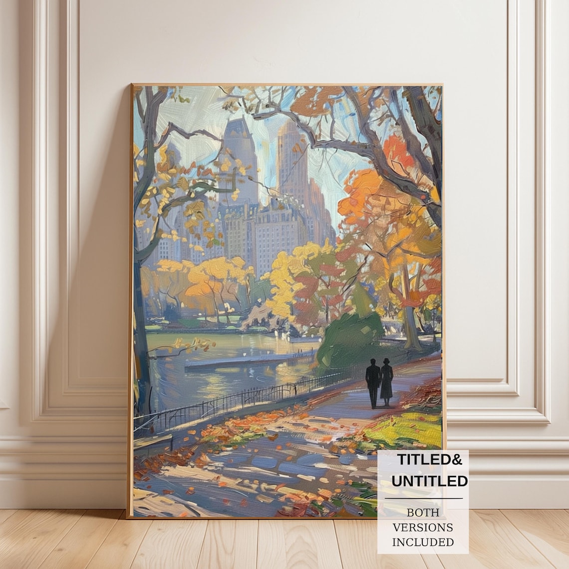 Vintage 1953 Fall New York Magazine Cover Art Print Central Park Fall ...