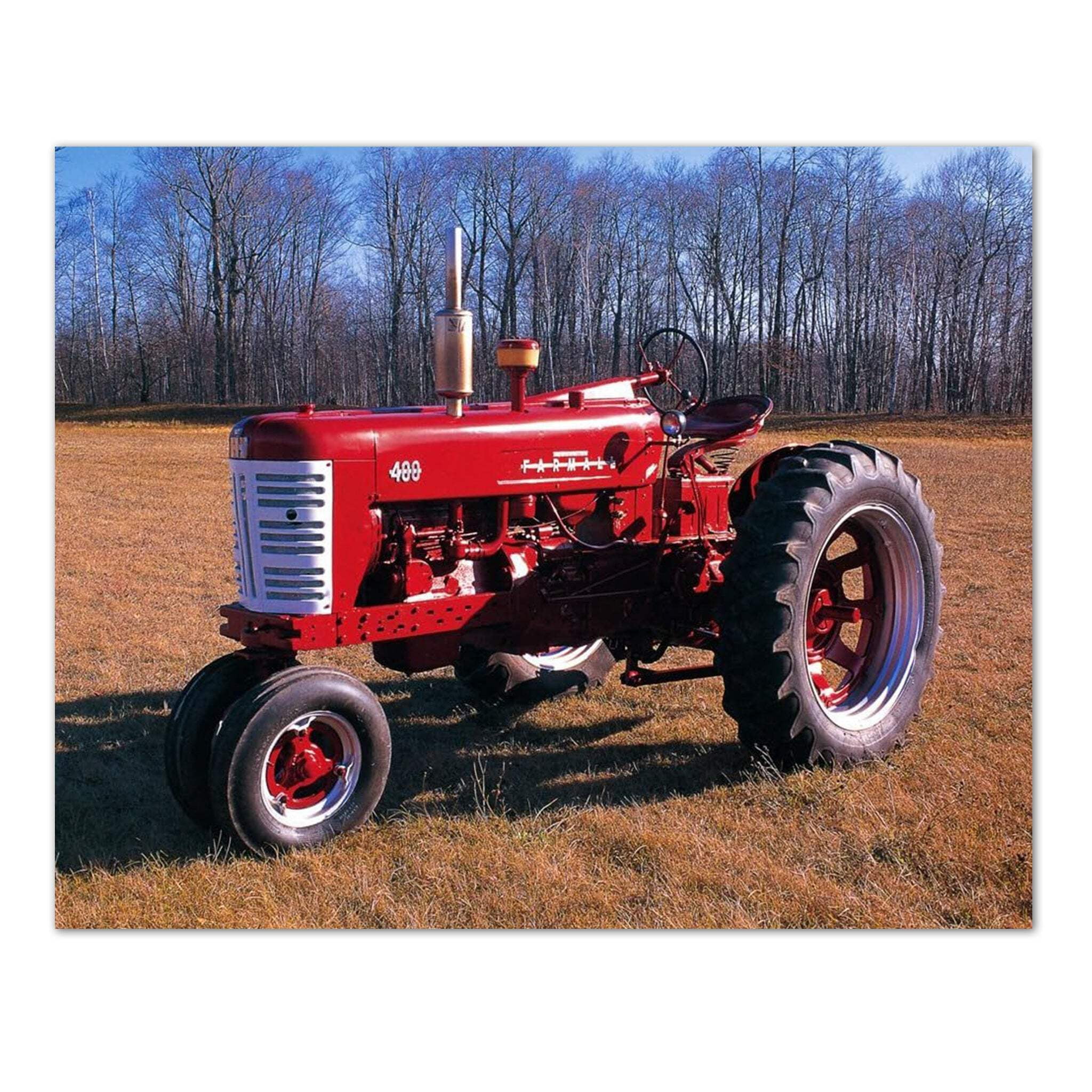 Vintage 1955 Farmall 400 Farm Tractor Wall Picture 8x10 Art Print ...