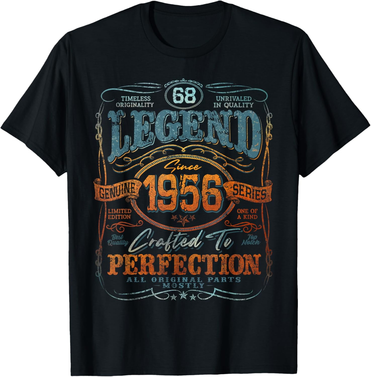 Vintage 1956 Limited Edition Shirt 68 year old 68th Birthday T-Shirt ...