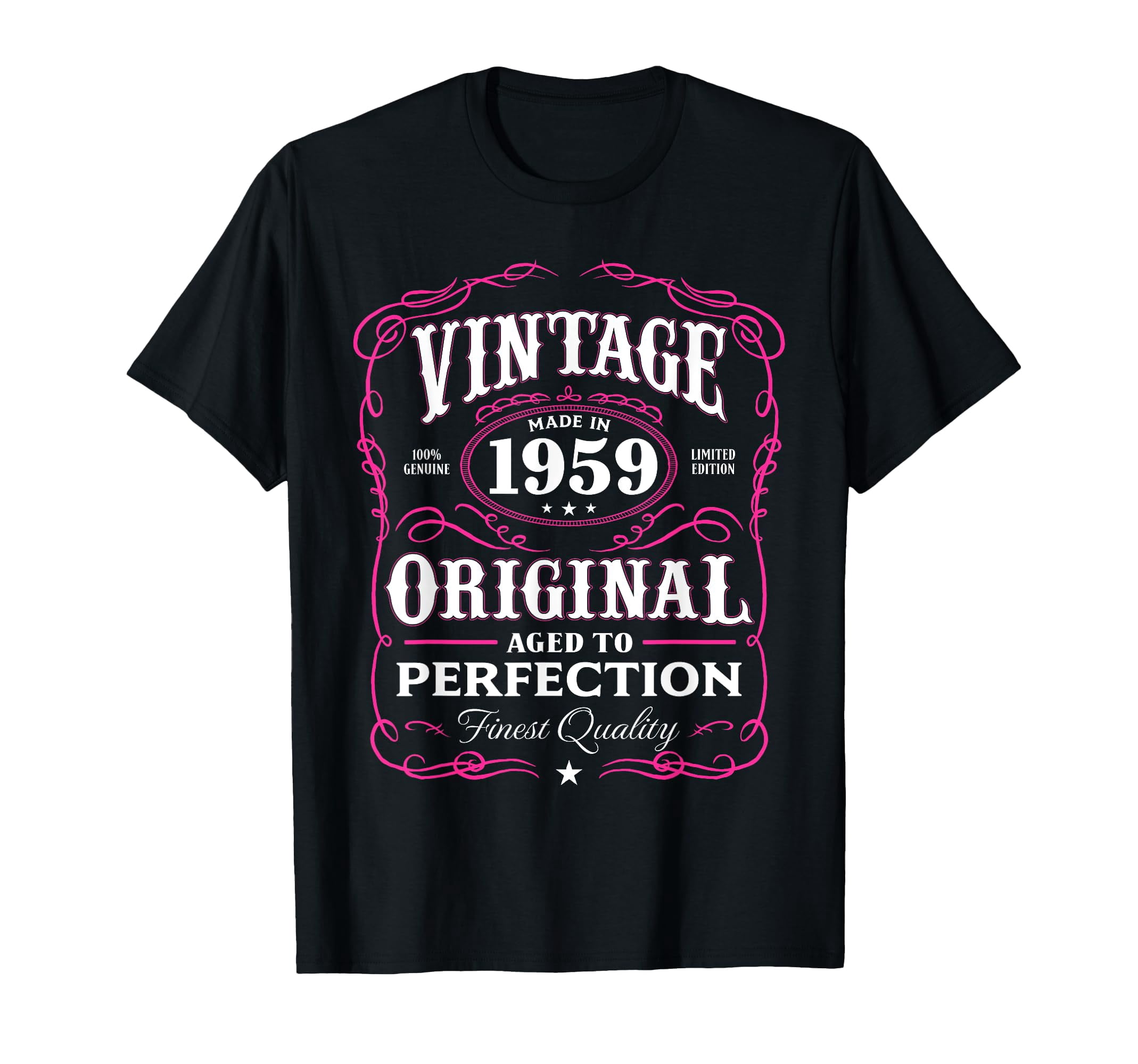 Vintage 1959 T-Shirt with Original Aged to Perfection Design for 59th ...