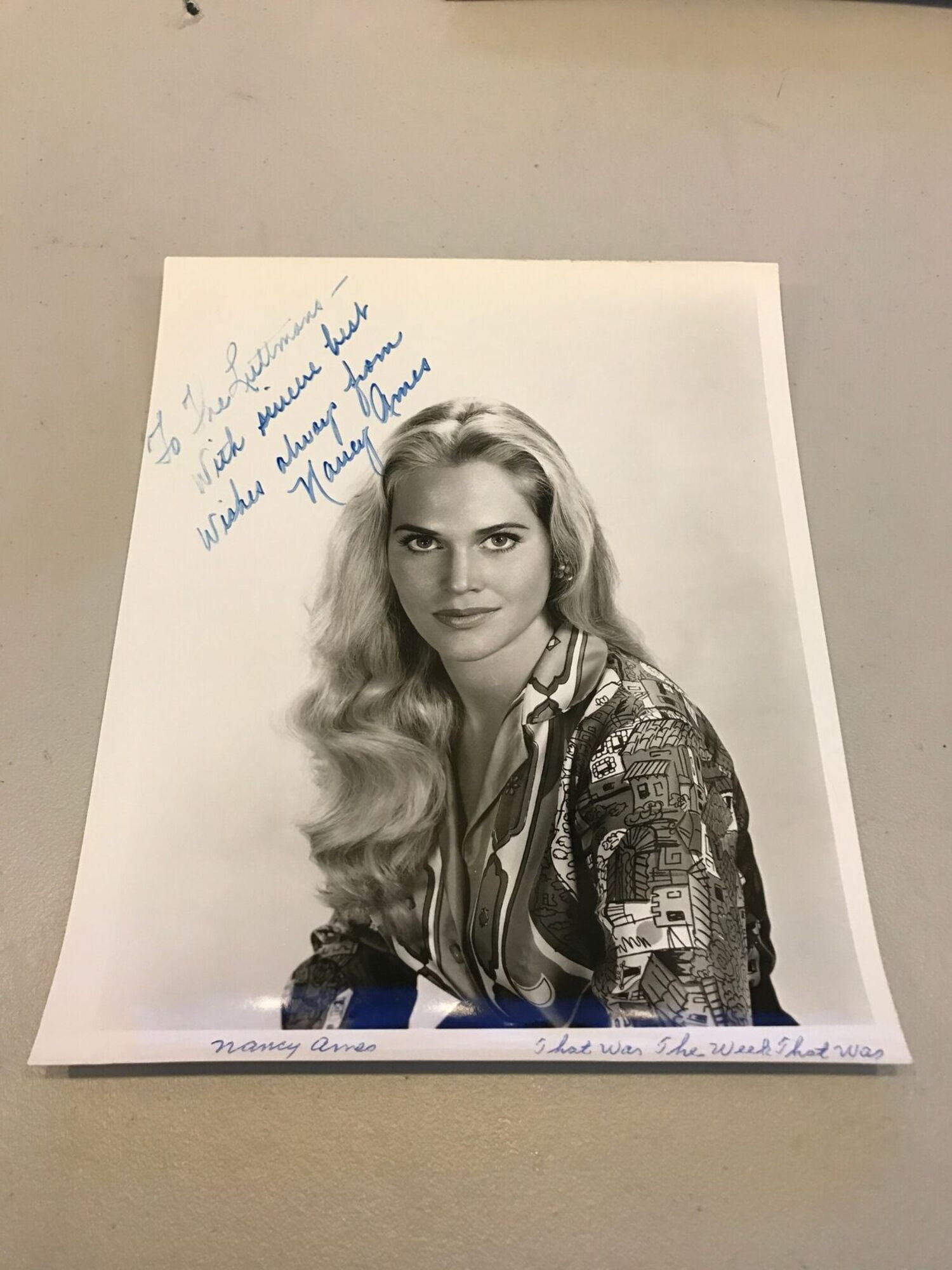 Vintage 1960's NANCY AMES FOLK SINGER Signed Autographed Photo JSA COA ...