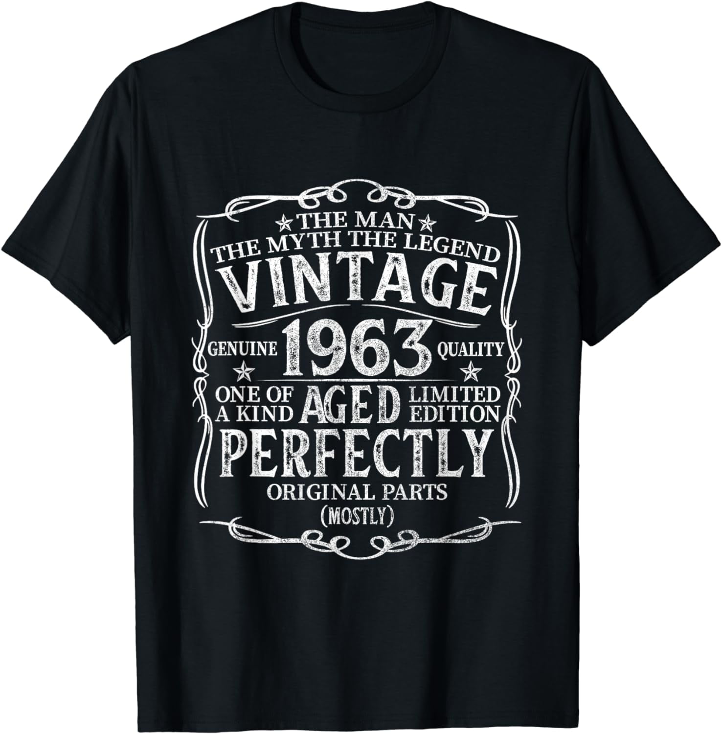 Vintage 1963 Man Myth Legend 60 Year Old Gift 60th Birthday T-Shirt ...