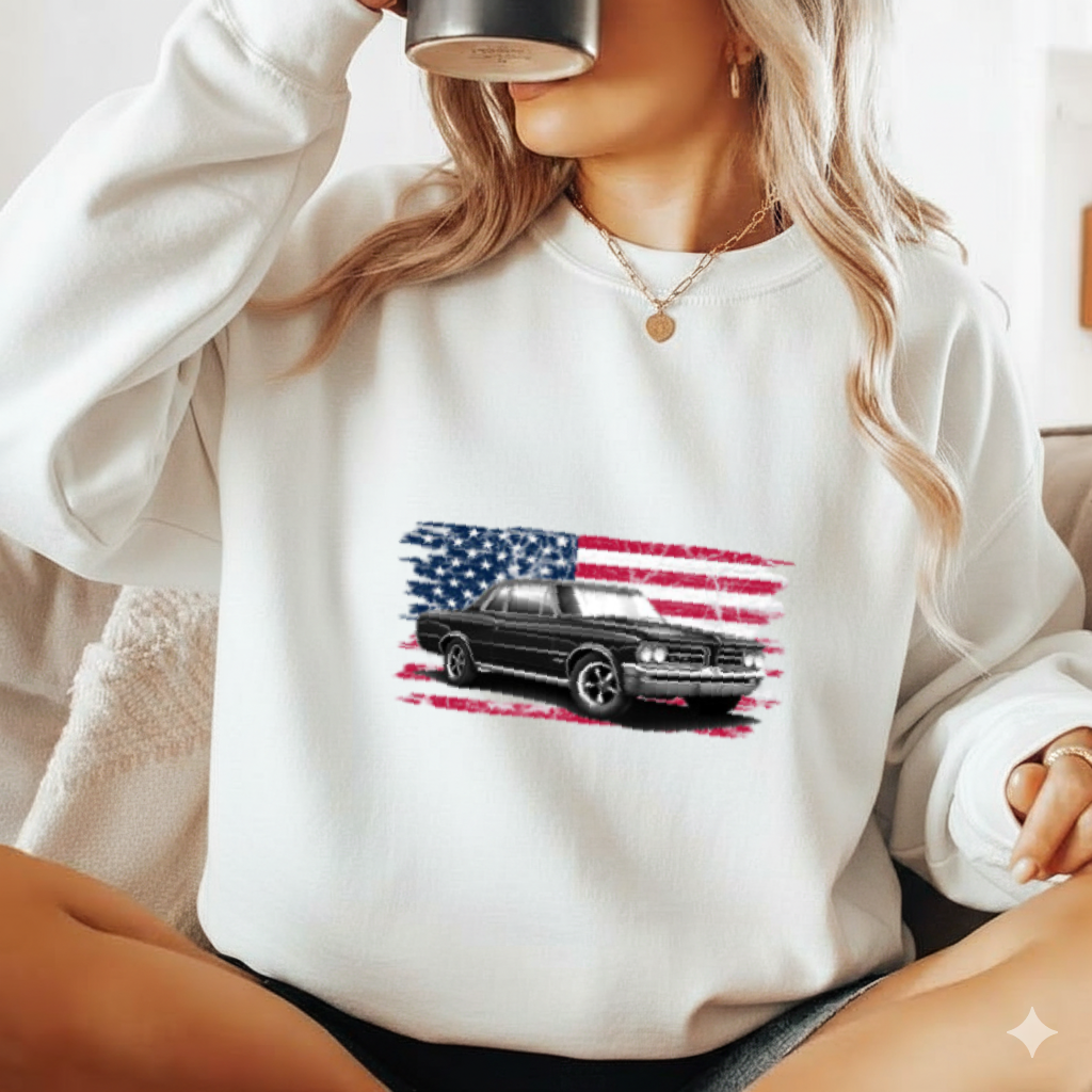 Vintage 1964 Pontiac GTO Auto Enthusiast Retro Muscle Graphic ...