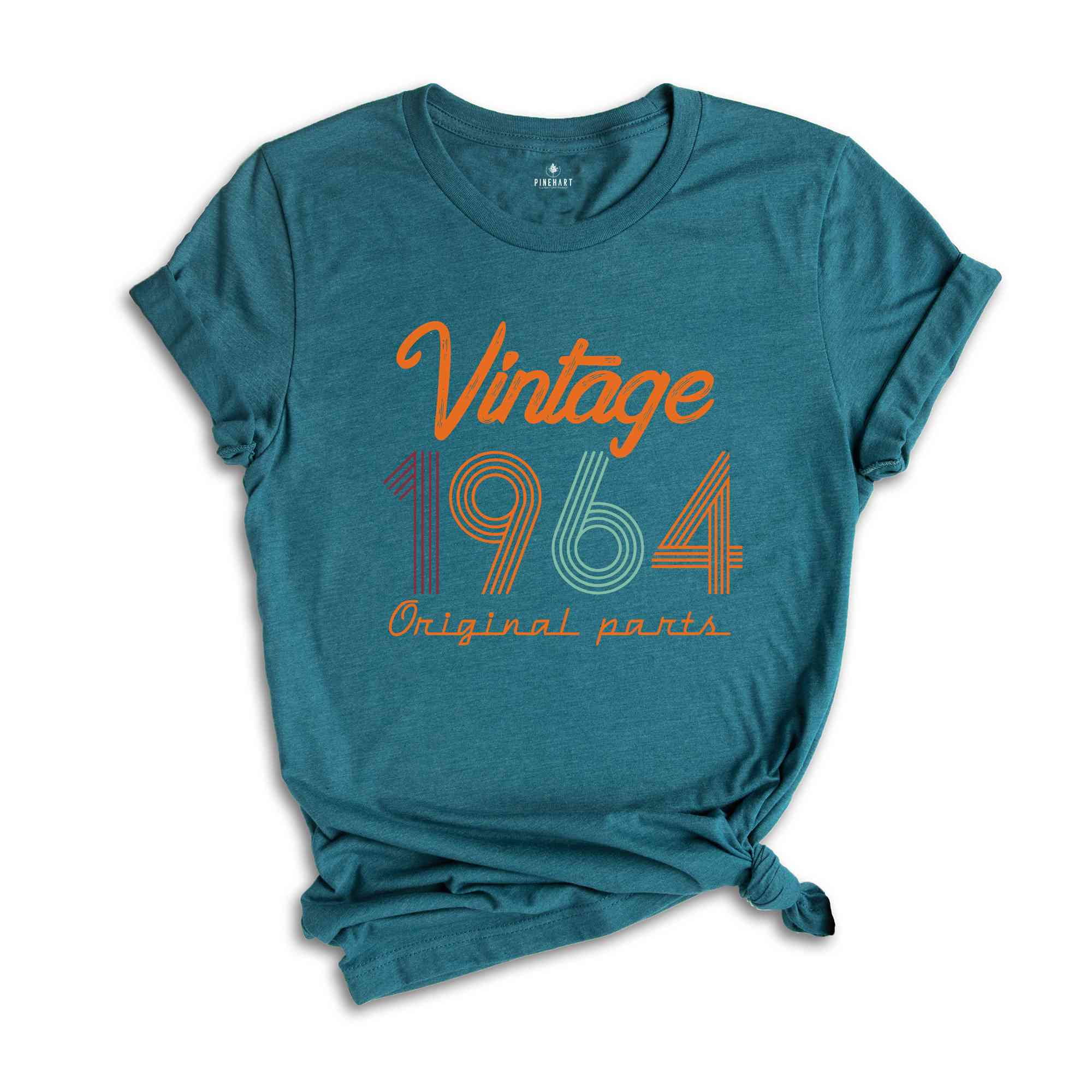 Vintage 1964 Shirt, 60th Birthday Shirt, Hello Sixty Shirt, Sixty Year ...