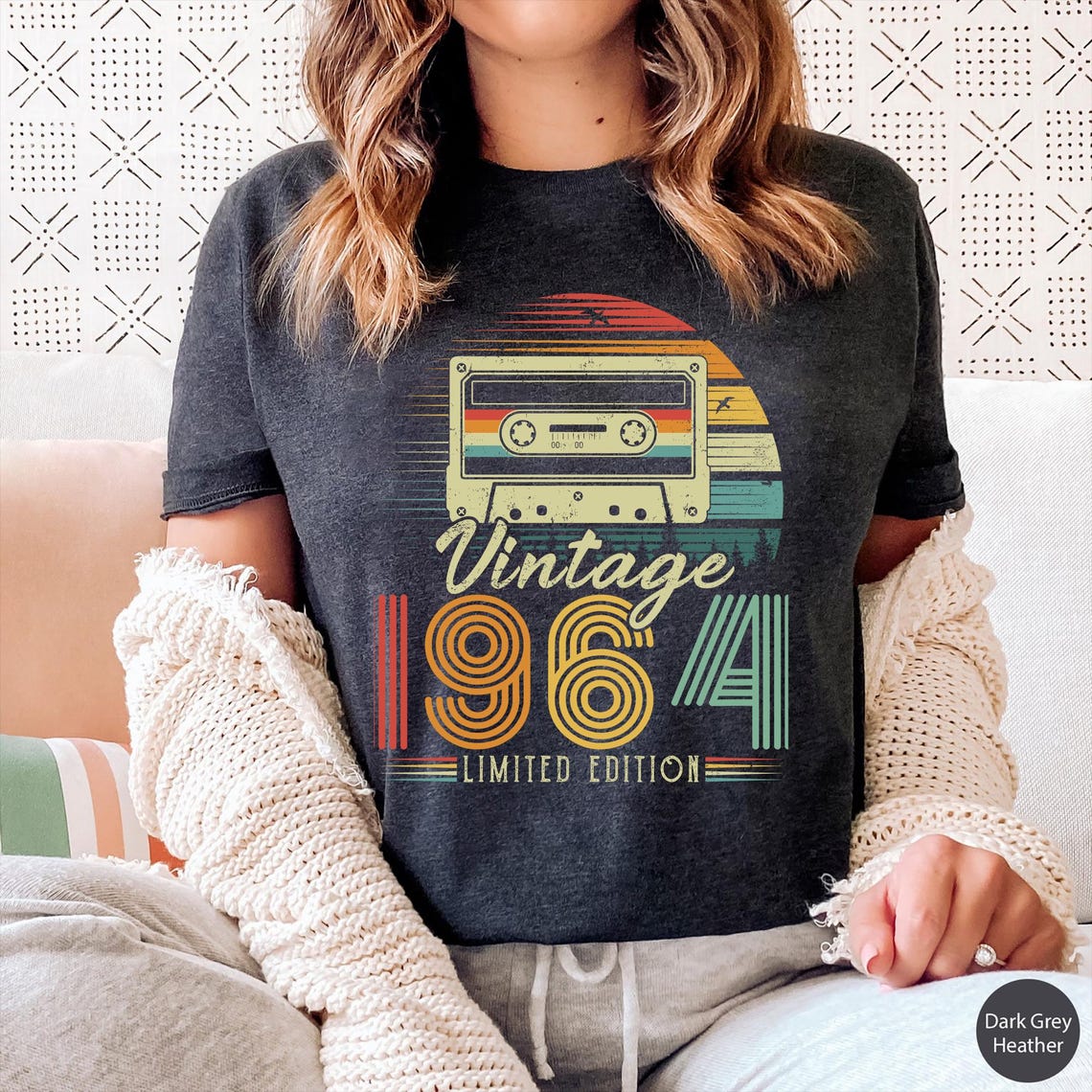 Vintage 1964 Shirt, Birthday Men, Birthday Best Friend Shirt, Sixties ...