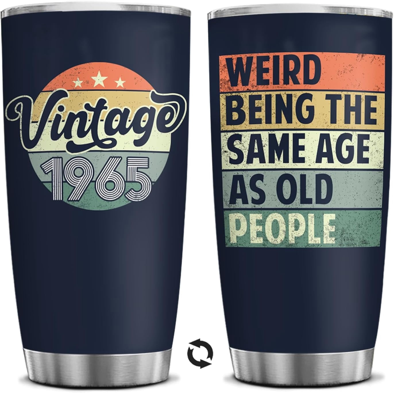 Vintage 1965 20 Oz Tumbler, Weird Being The Same Age As Old People ...