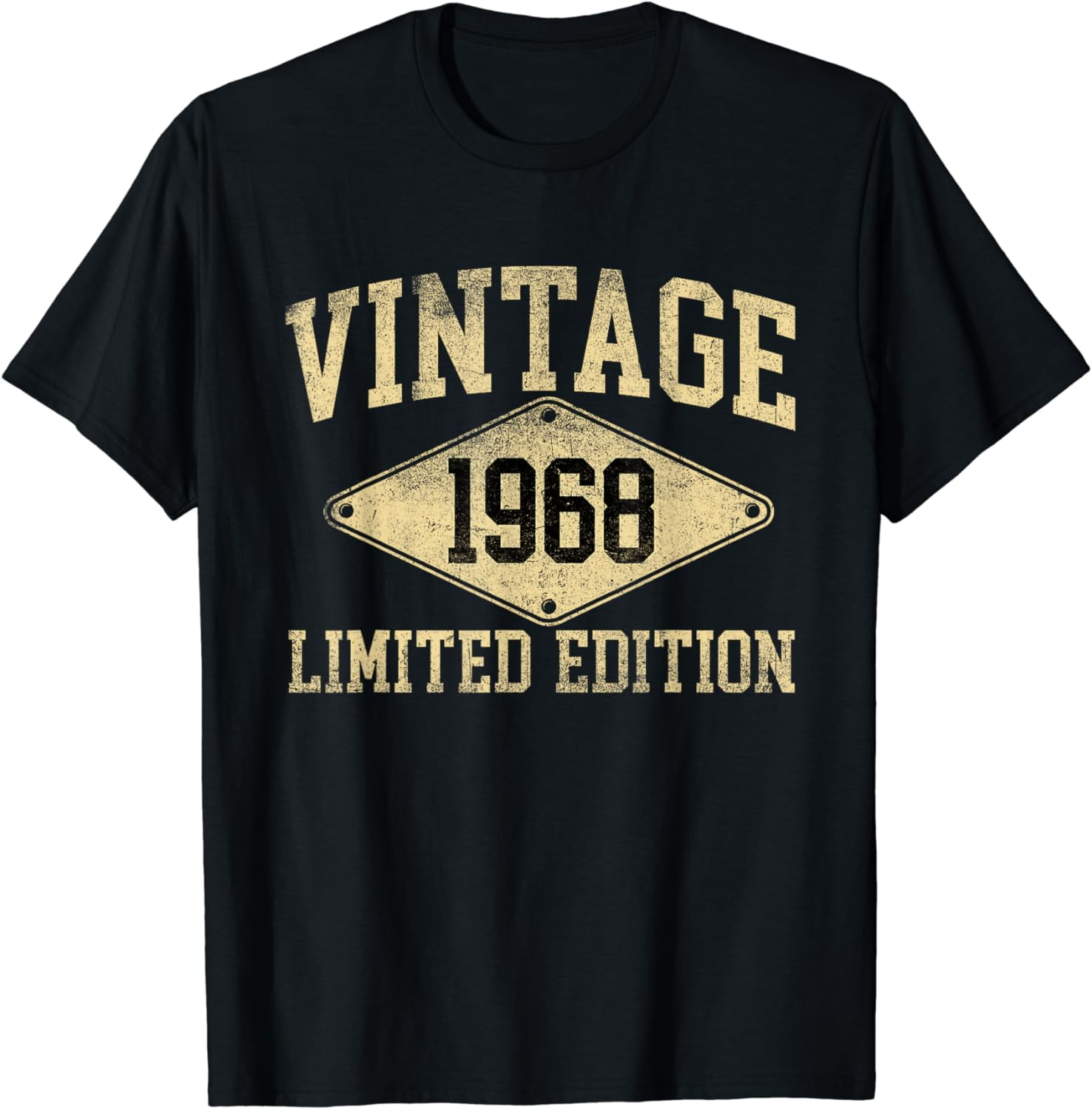Vintage 1968 Limited Edition Year Of Birth Birthday T-Shirt - Walmart.com