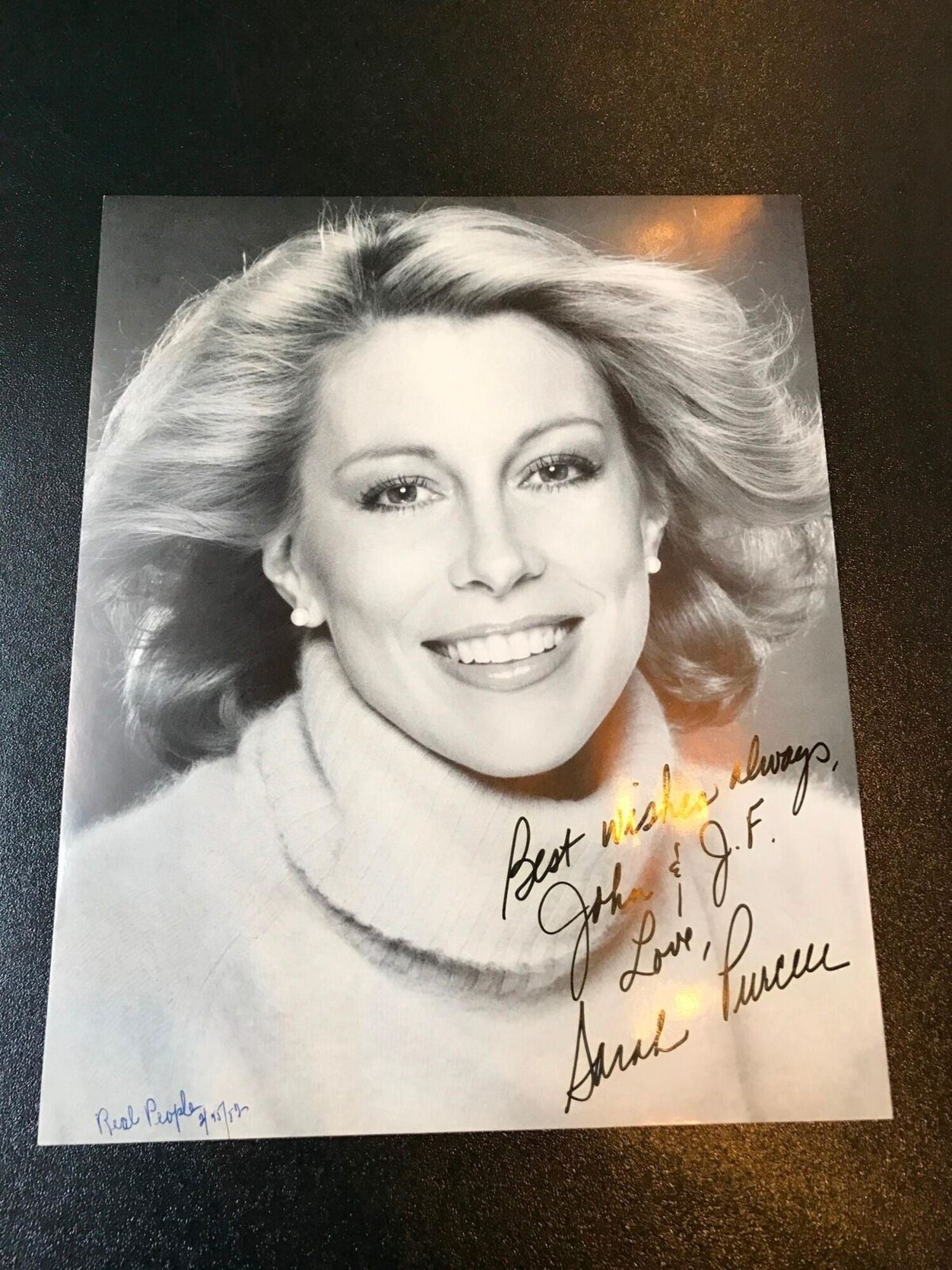 Vintage 1968 Sarah Purcell Real People Signed Autographed Photo ...