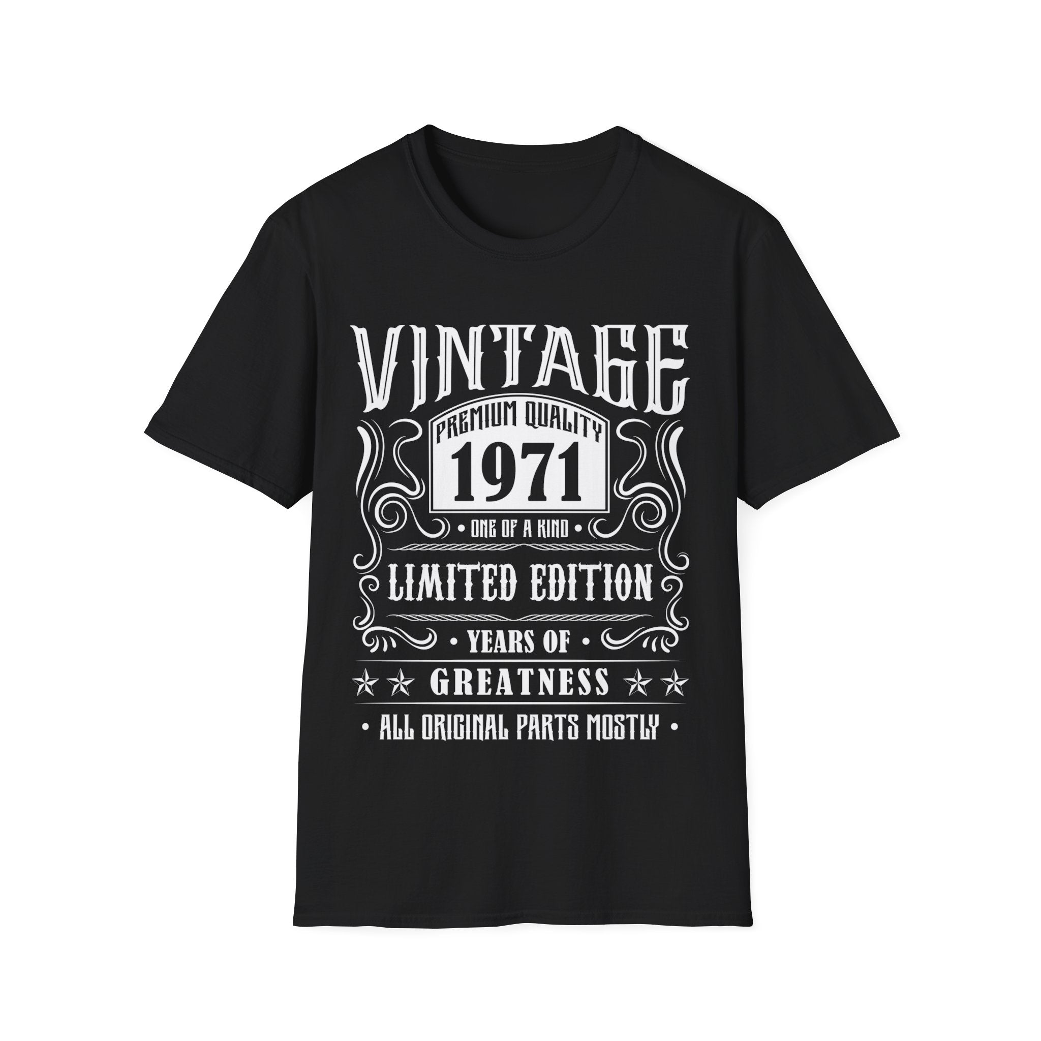 Vintage 1971 T Shirts for Men Retro Funny 1971 Birthday Mens Shirts ...