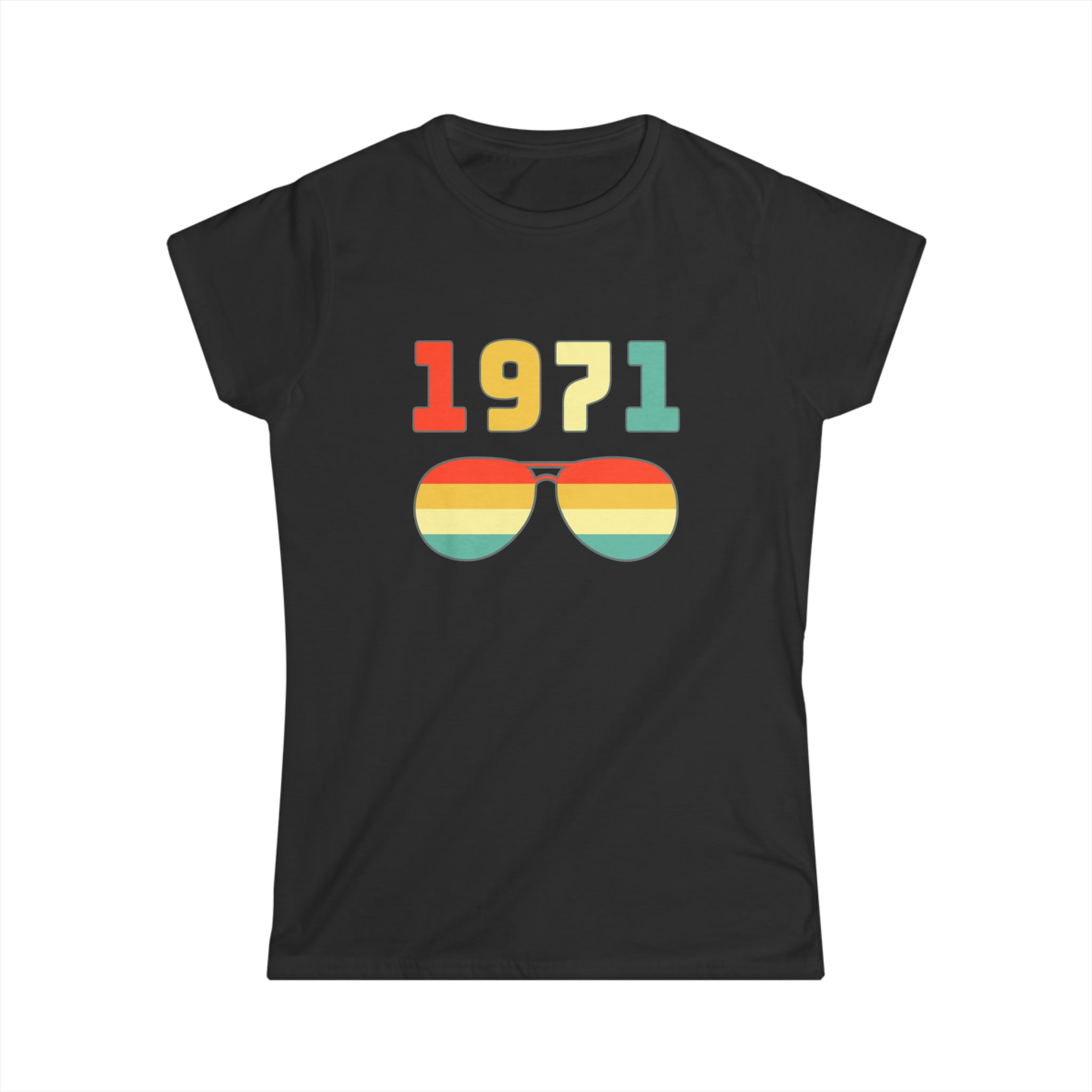 Vintage 1971 T Shirts for Women Retro Funny 1971 Birthday Women Shirts ...