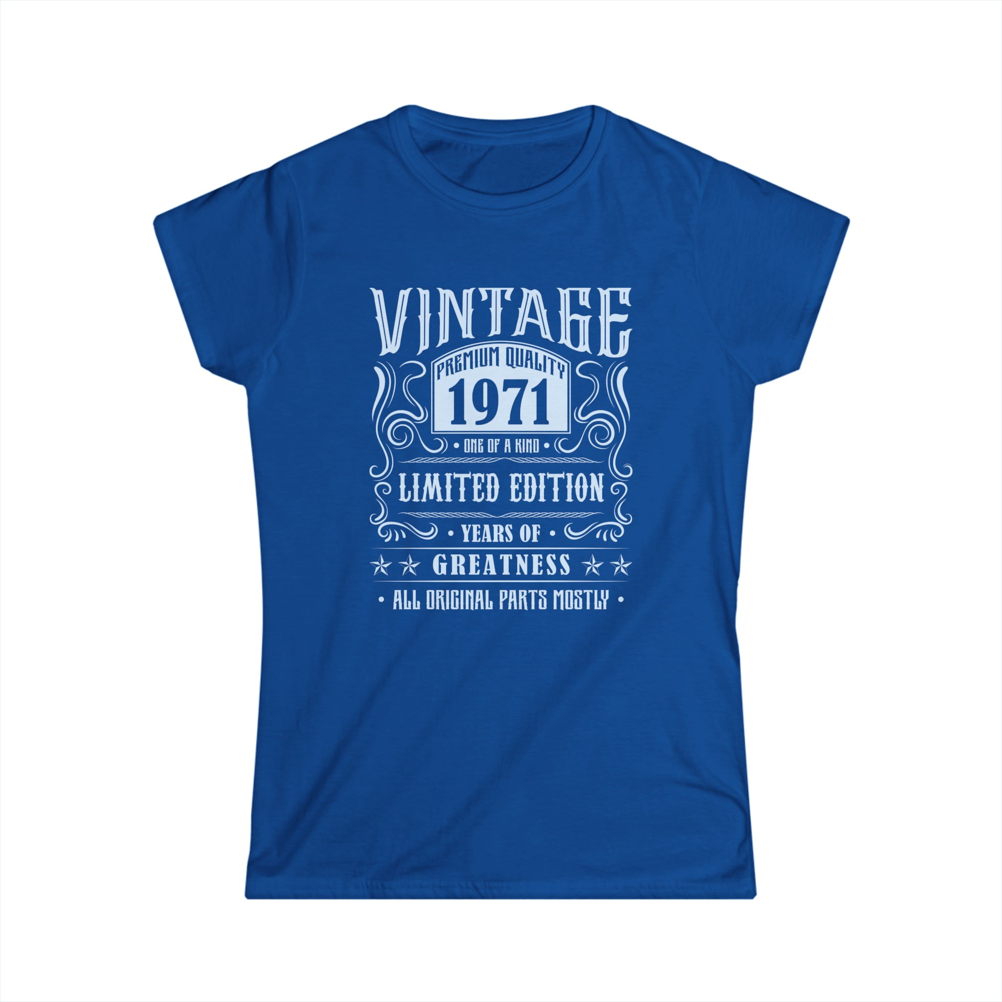 Vintage 1971 T Shirts for Women Retro Funny 1971 Birthday Womens Shirts ...