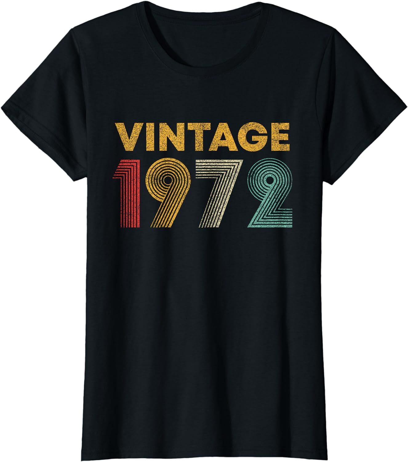 Vintage 1972 51st Birthday Gift 51 Years Old T-Shirt - Walmart.com