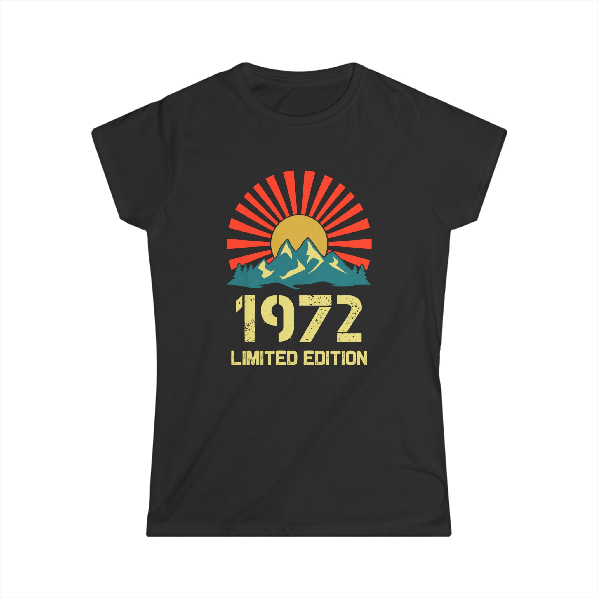 Vintage 1972 Limited Edition 1972 Birthday Shirts for Women Women Tops ...