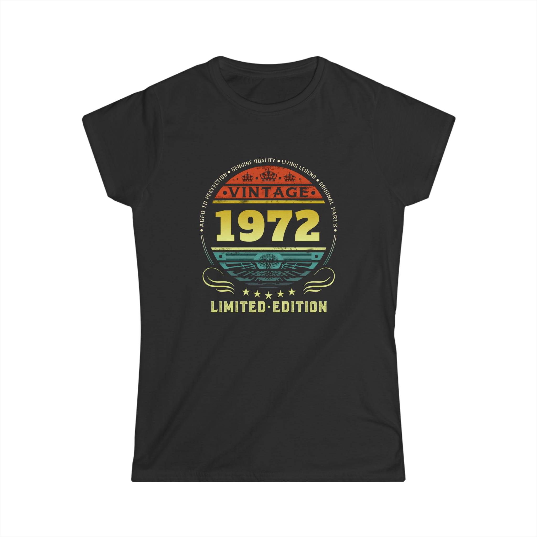 Vintage 1972 Limited Edition 1972 Birthday Shirts for Women Womens ...