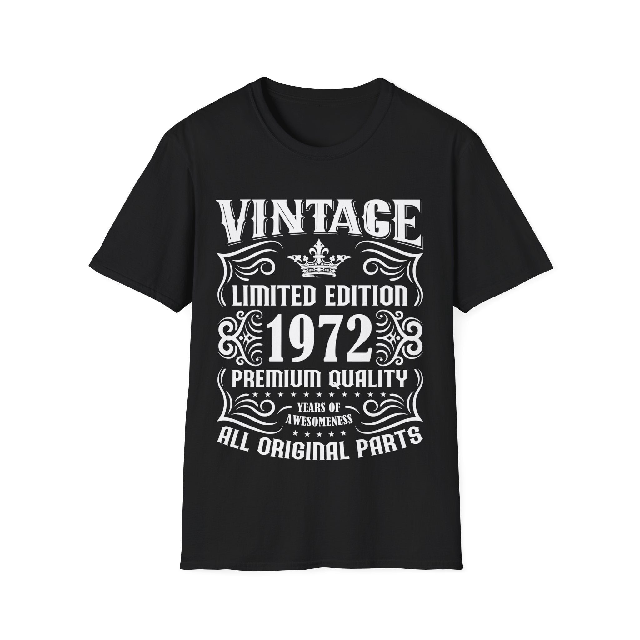 Vintage 1972 TShirt Men Limited Edition BDay 1972 Birthday Shirts for ...