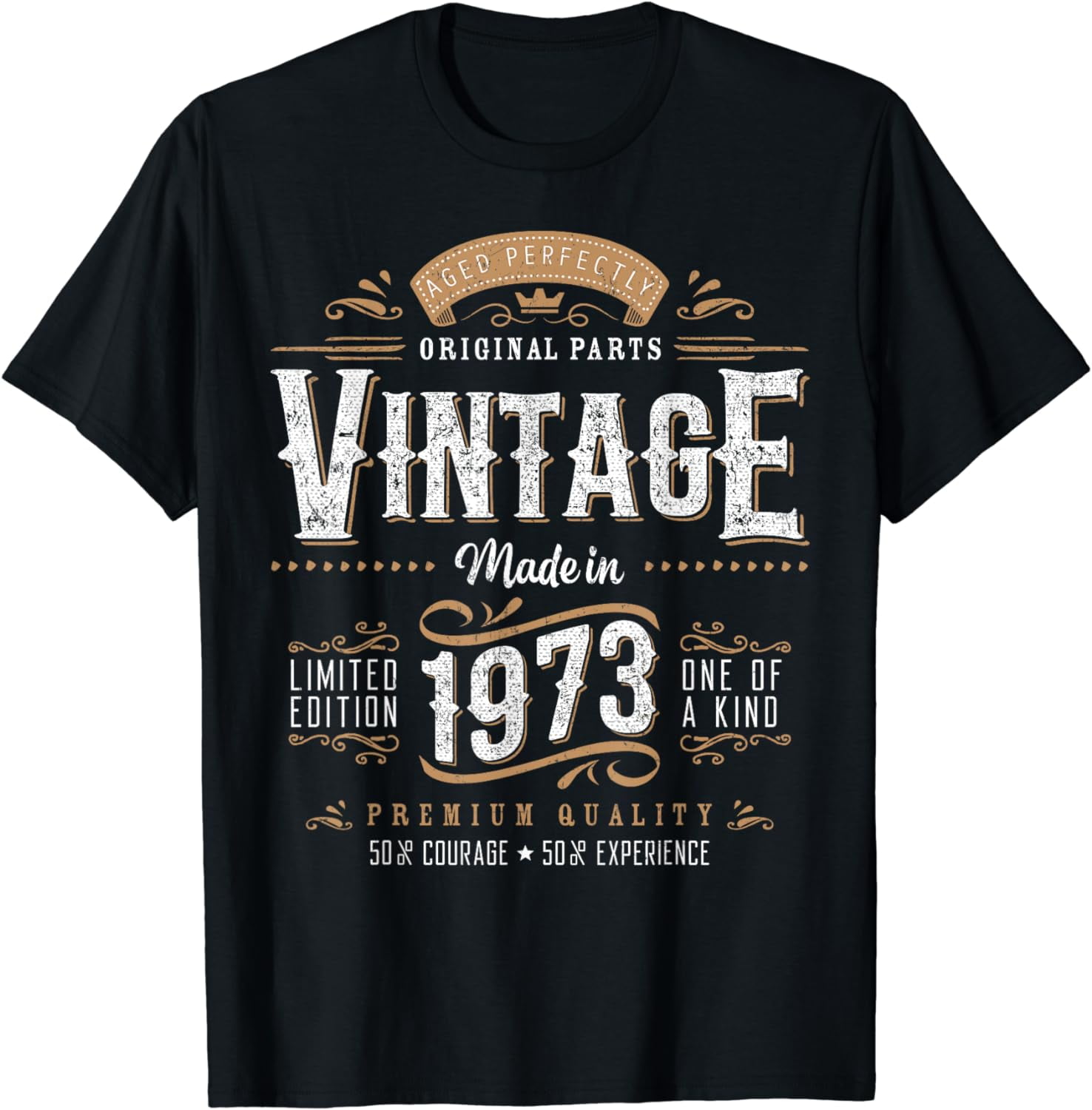 Vintage 1973 51st Birthday Decoration 51 Year Old Gifts Men T-Shirt ...