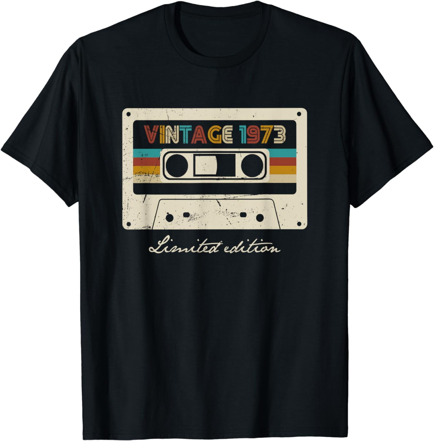 Vintage 1973 Birthday 50 Years Old Birthday Decoration Funny T-Shirt ...