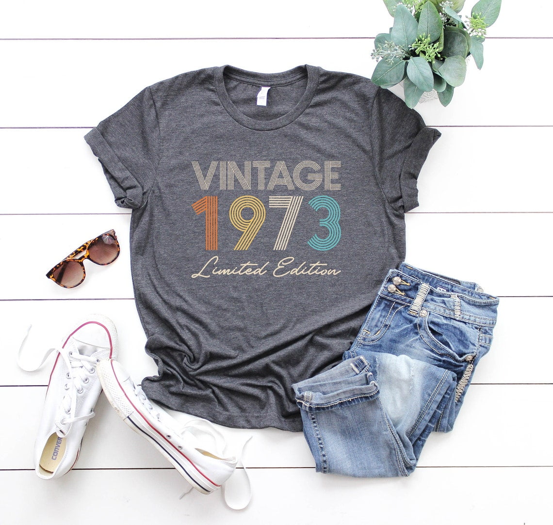 Vintage 1973 Shirt, 1973 Shirt, 50th Birthday Shirt, 50th Birthday ...