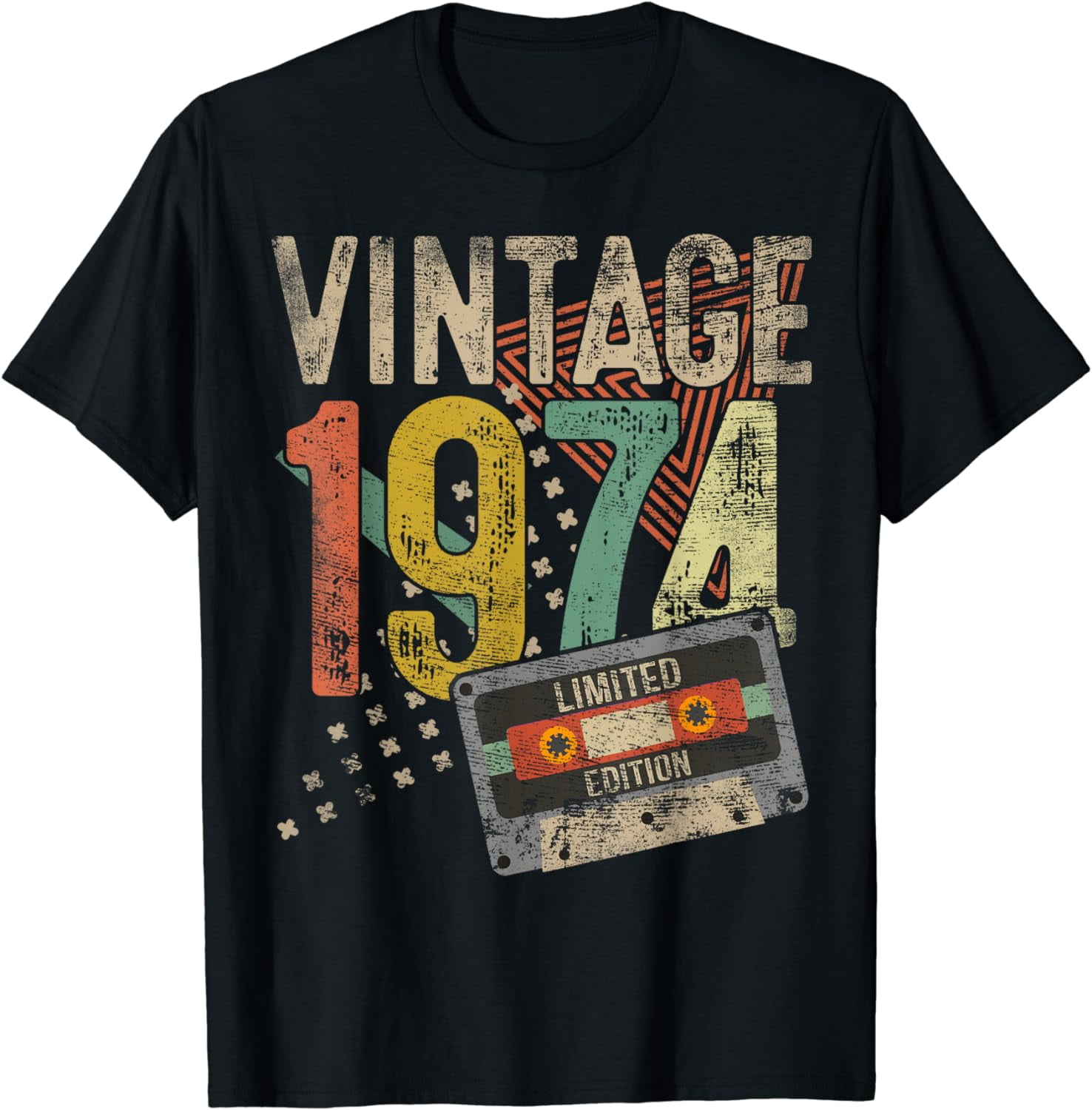 Vintage 1974 50th Birthday Gifts 50 Year Old For Men Women T-Shirt ...