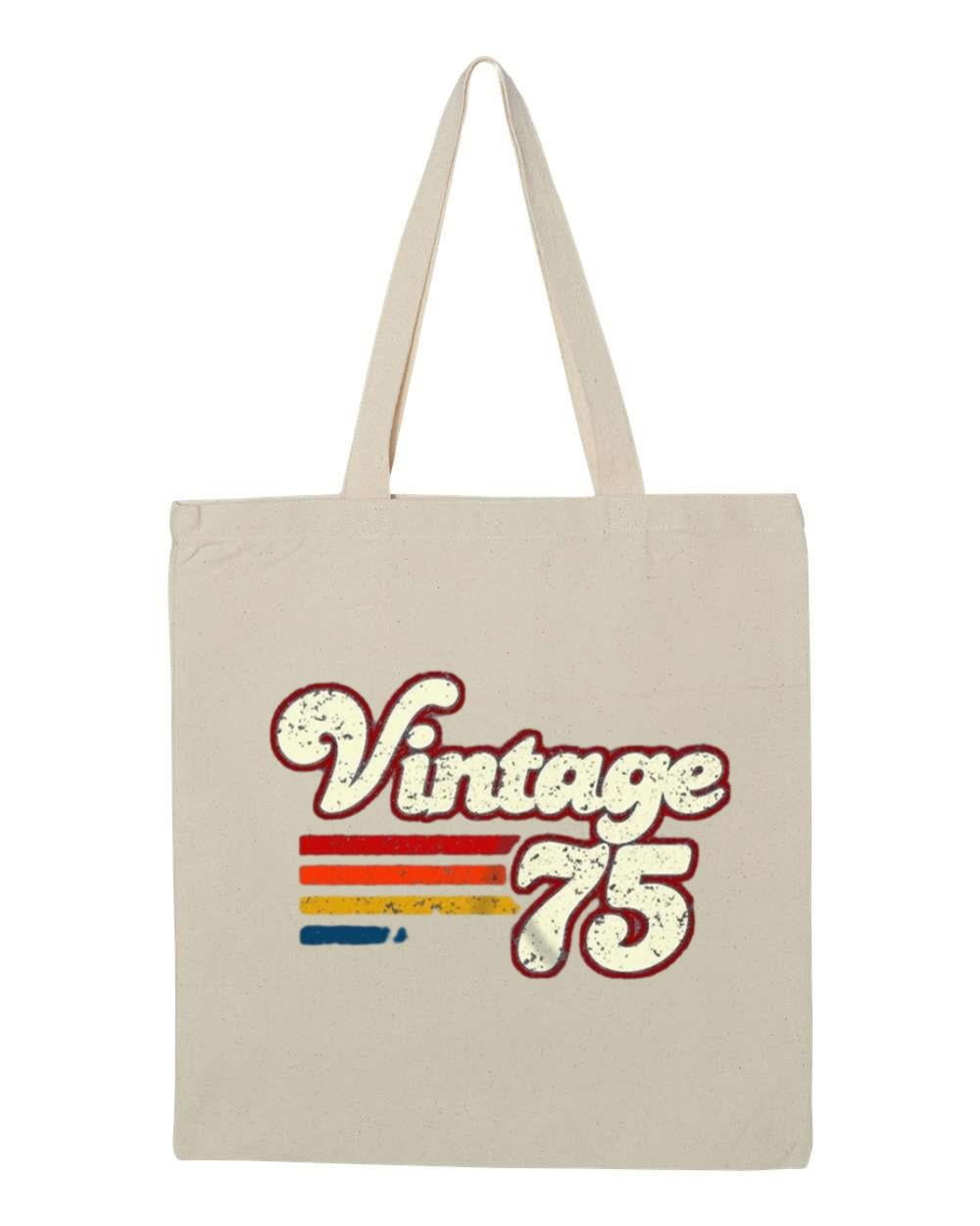 Vintage 1975 Retro 50th Birthday Limited Edition Tote Bag - Walmart.com
