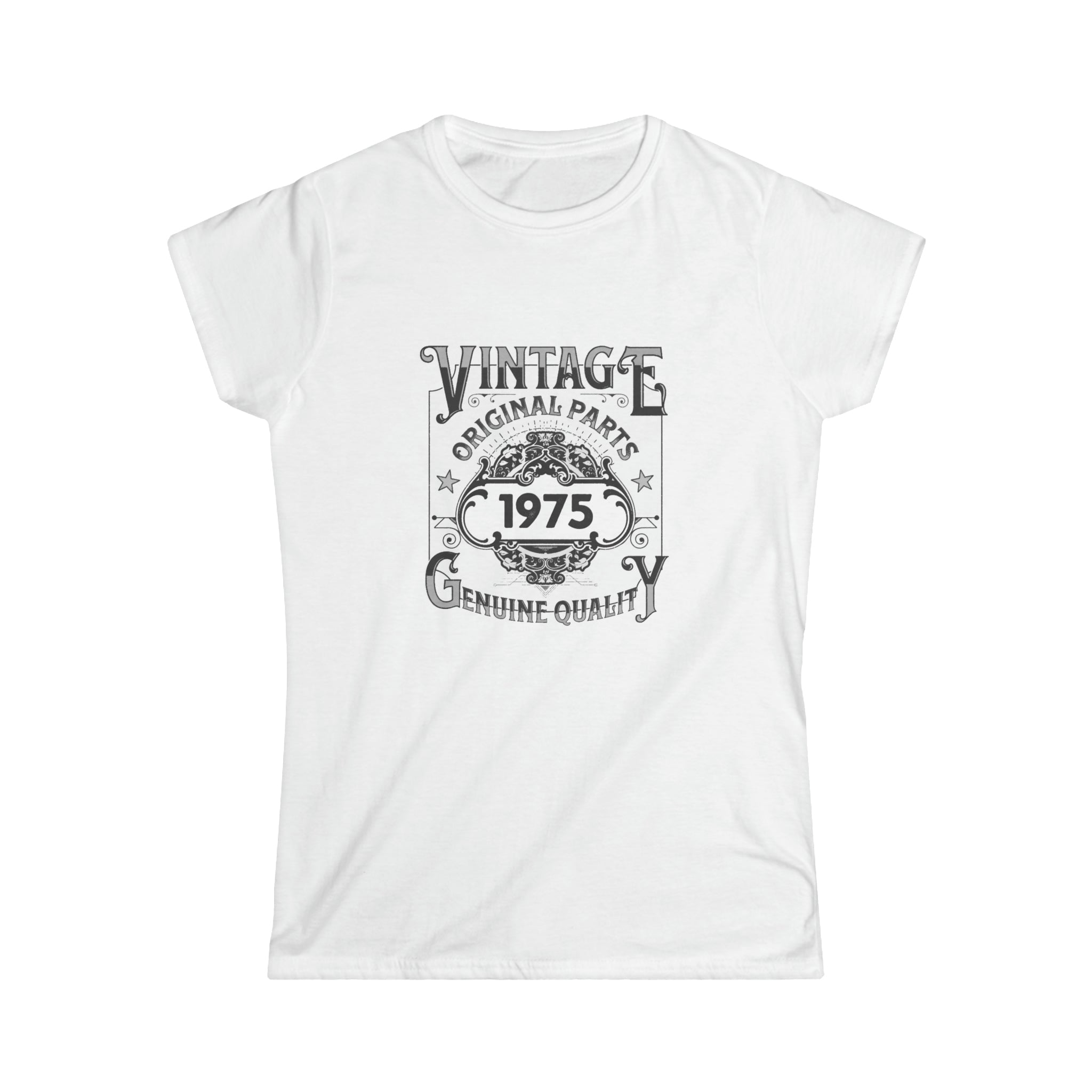 Vintage 1975 TShirt Women Limited Edition BDay 1975 Birthday Women Tops ...